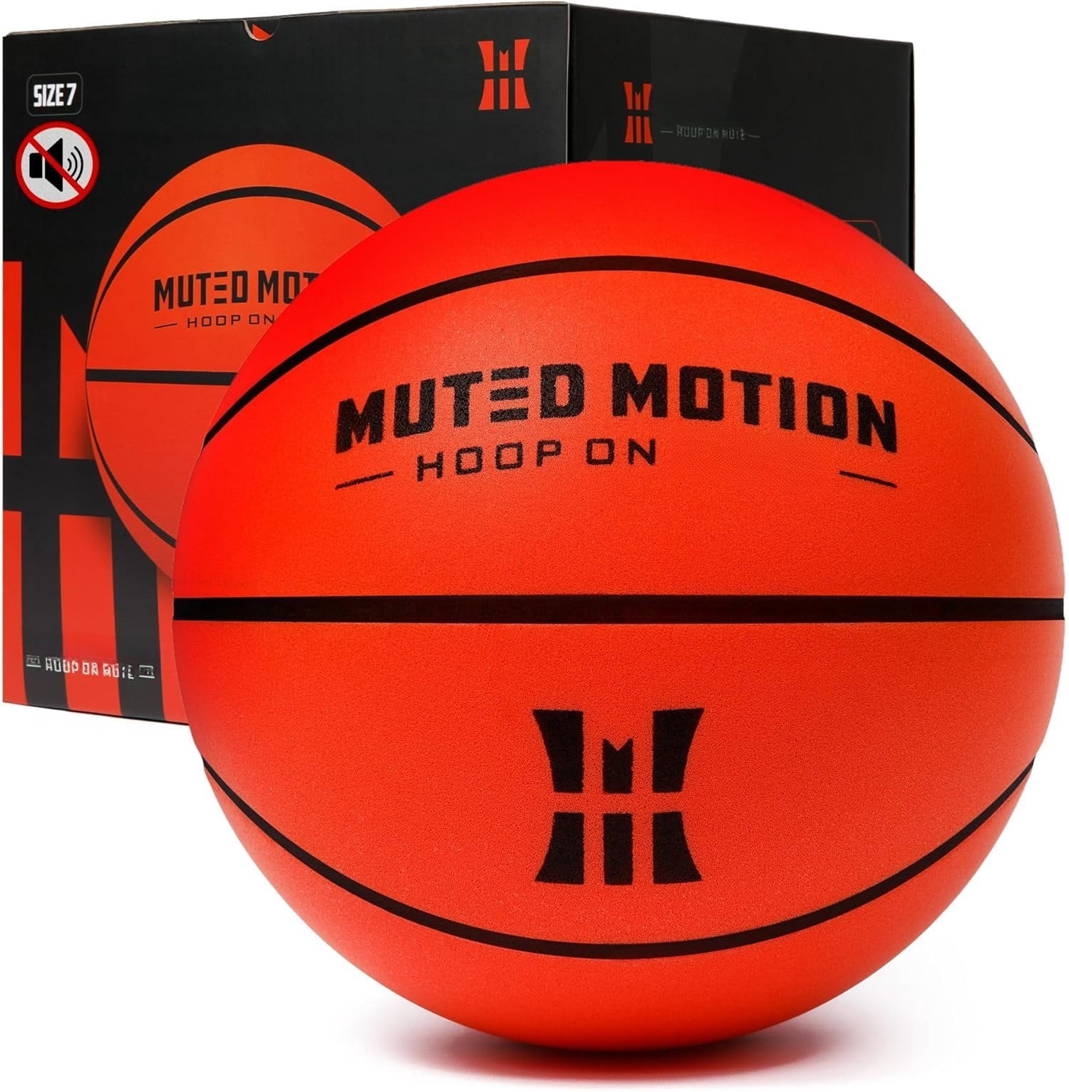 Silent Basketball Size 7 (29.5") - Next-Gen Indoor Basketball w ...