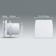 Silent Bathroom Extractor Fan with Humidistat and Timer Optimized ...