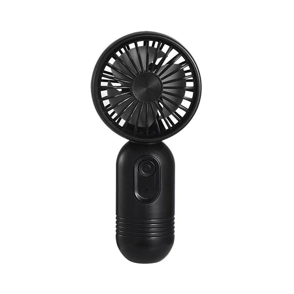 [Silent Charging Version] F33 Classic Black Handheld Small Fan Silent ...