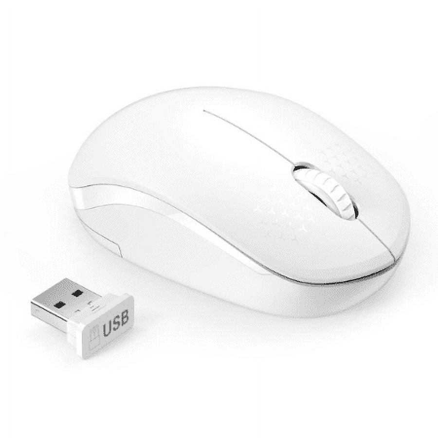 Compatible Cordless 2.4Ghz Wireless Portable Mobile Mouse, Silent-Click ...
