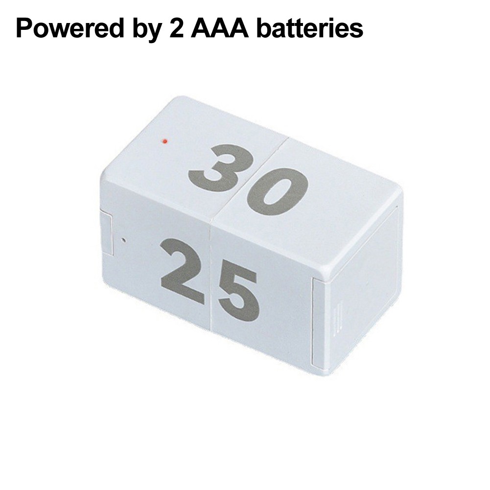 Silent Cube Timer with Flip-Sensing Technology, Adjustable Volume ...