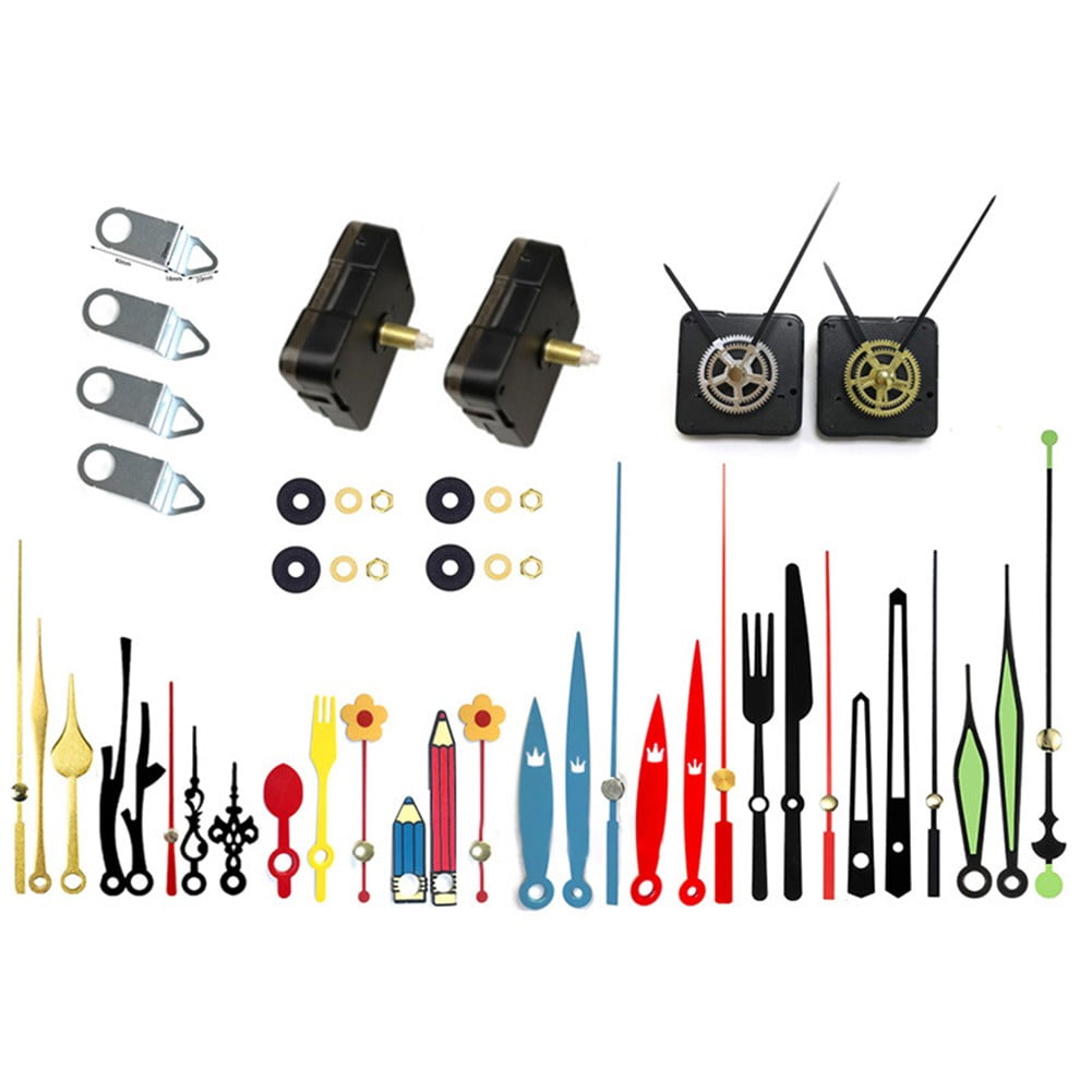 Silent DIY Multiple PCS Sweep Second Wall Clock Movement Metal Pointer ...