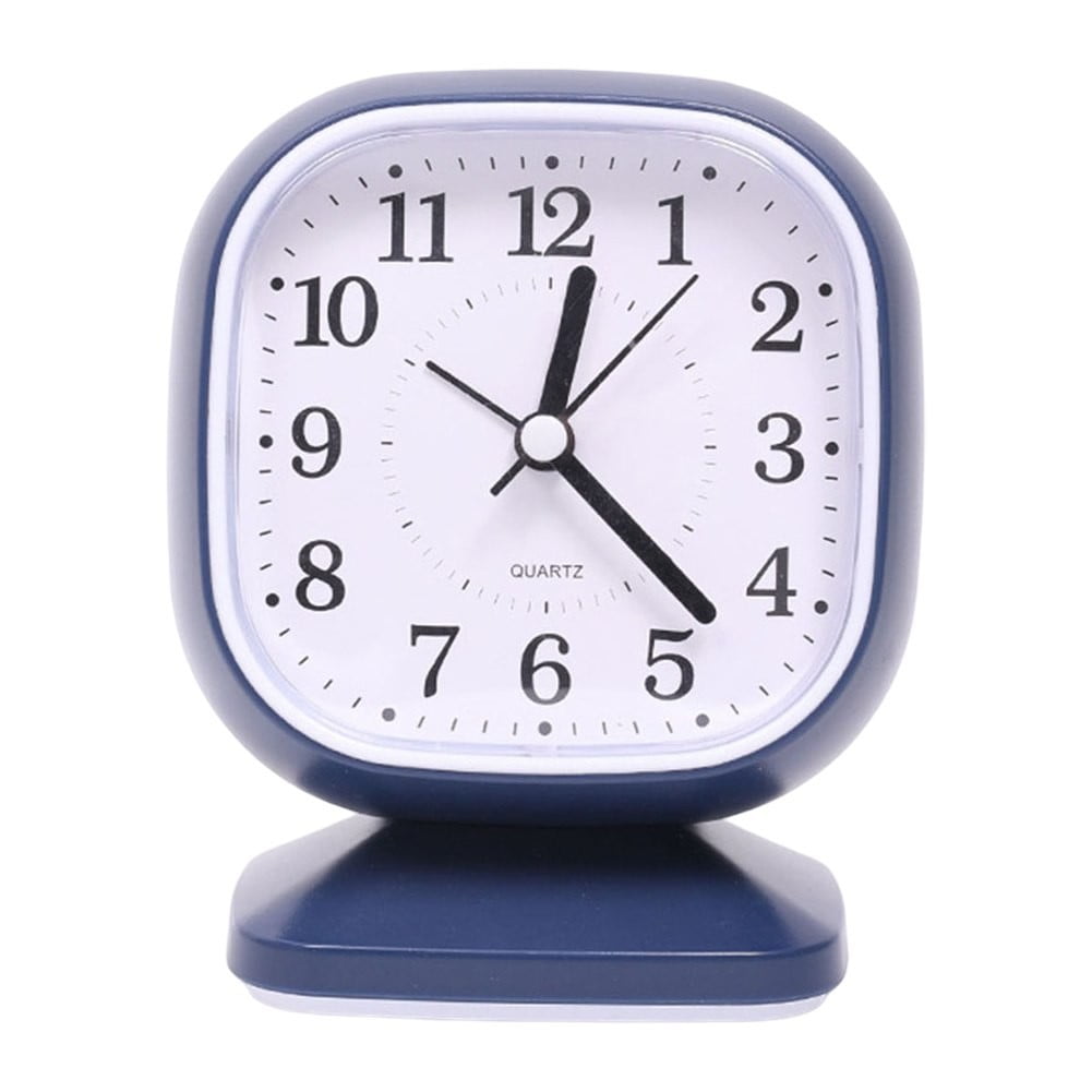 Silent Desktop Alarm Clock Square Table Clock for Children's Bedroom ...