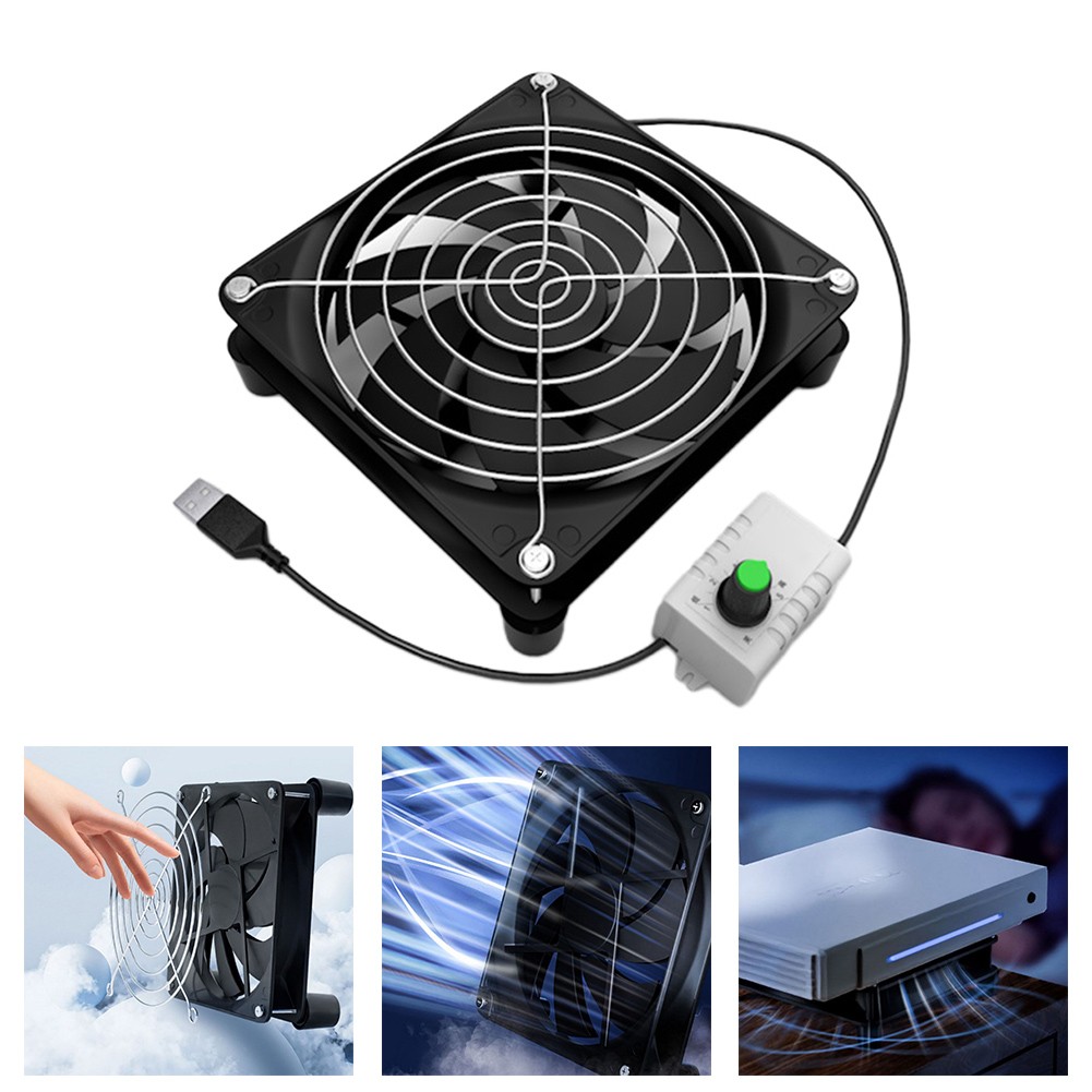 Silent Easy Maintenance Router Cooling Fan For Diy Pc Cooler 1 ...