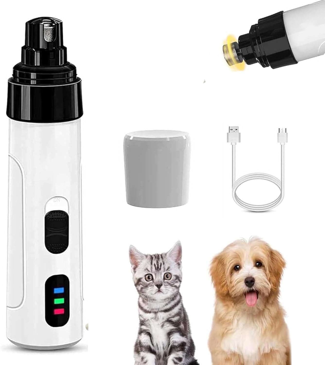 Silent Groom Pro, Silent Grind Pro Dog Nail Trimmer, Silent Grind Pro ...