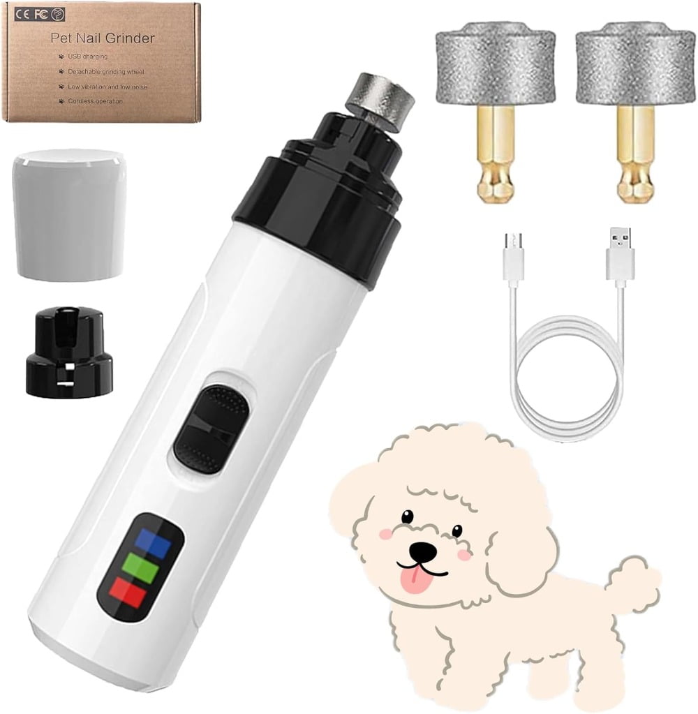 Silent Groom Pro - The Ultimate Cordless Nail Grinder for Dogs & Cats ...