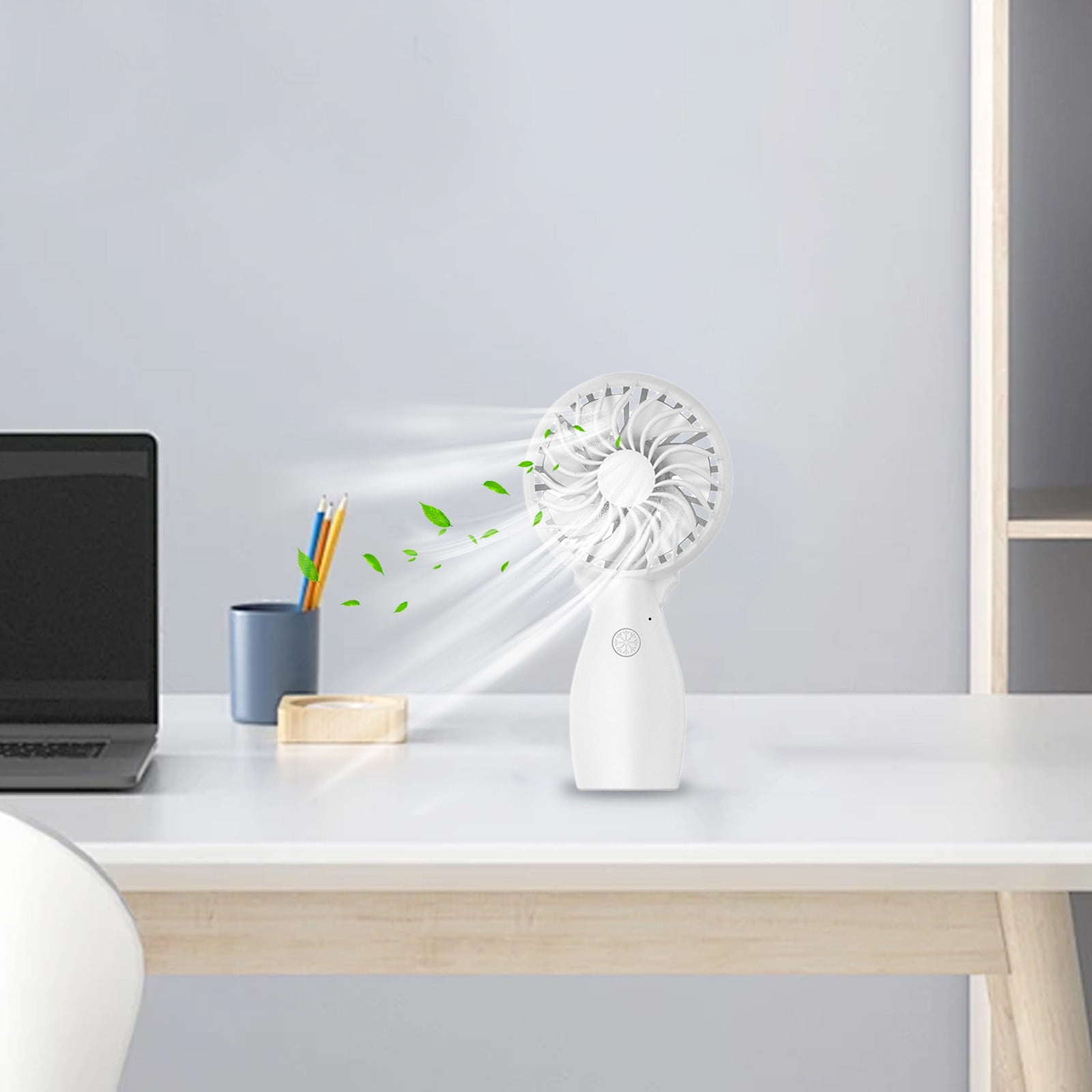 Silent Handheld Fan, Powerful Portable Air Conditioner, 10-Speed ...