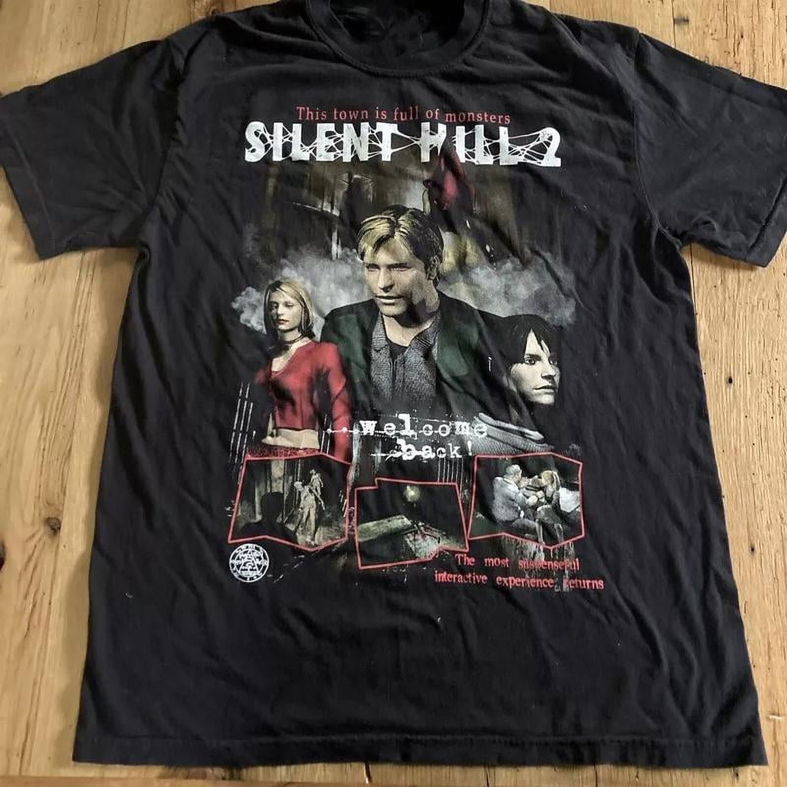 Silent Hill 2 Graveyard Goods Streetwear Classic Cotton Fabric Menswear ...