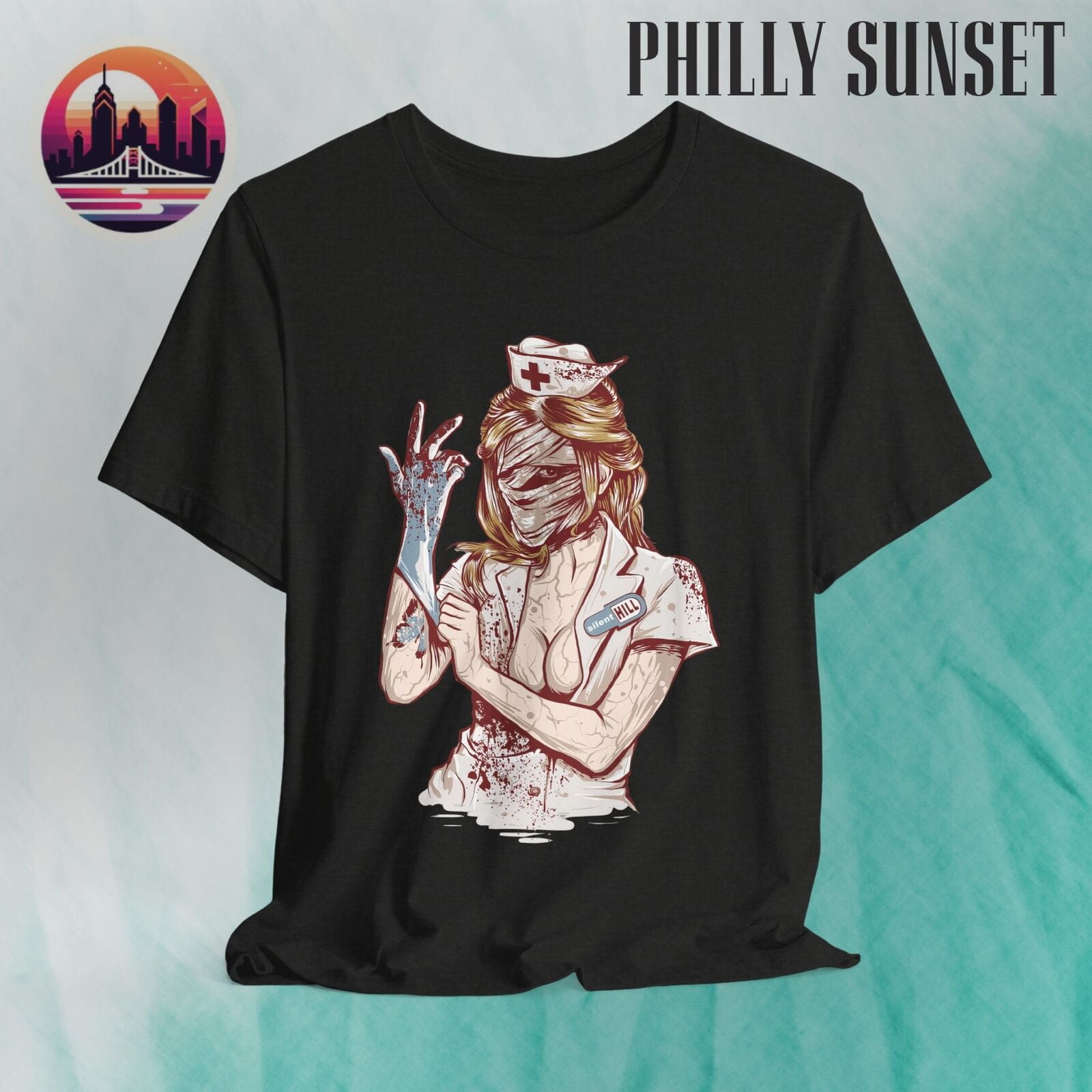 Silent Hill 2 T-shirt, Nurse, Team Silent, Remake, Pyramid Head, sh2 ...