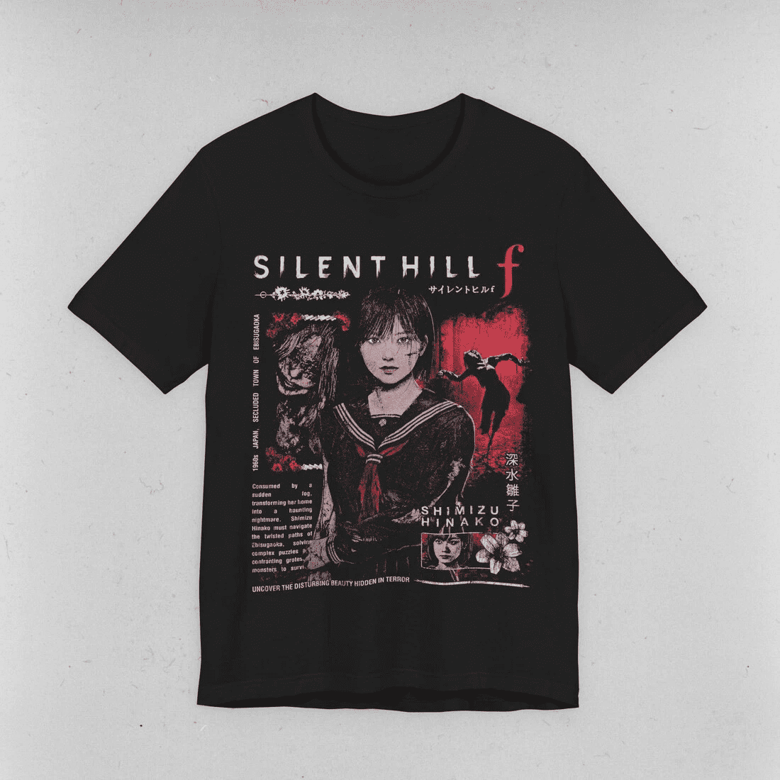 Silent Hill F Horror Game Graphic Printed T-Shirt - Walmart.com