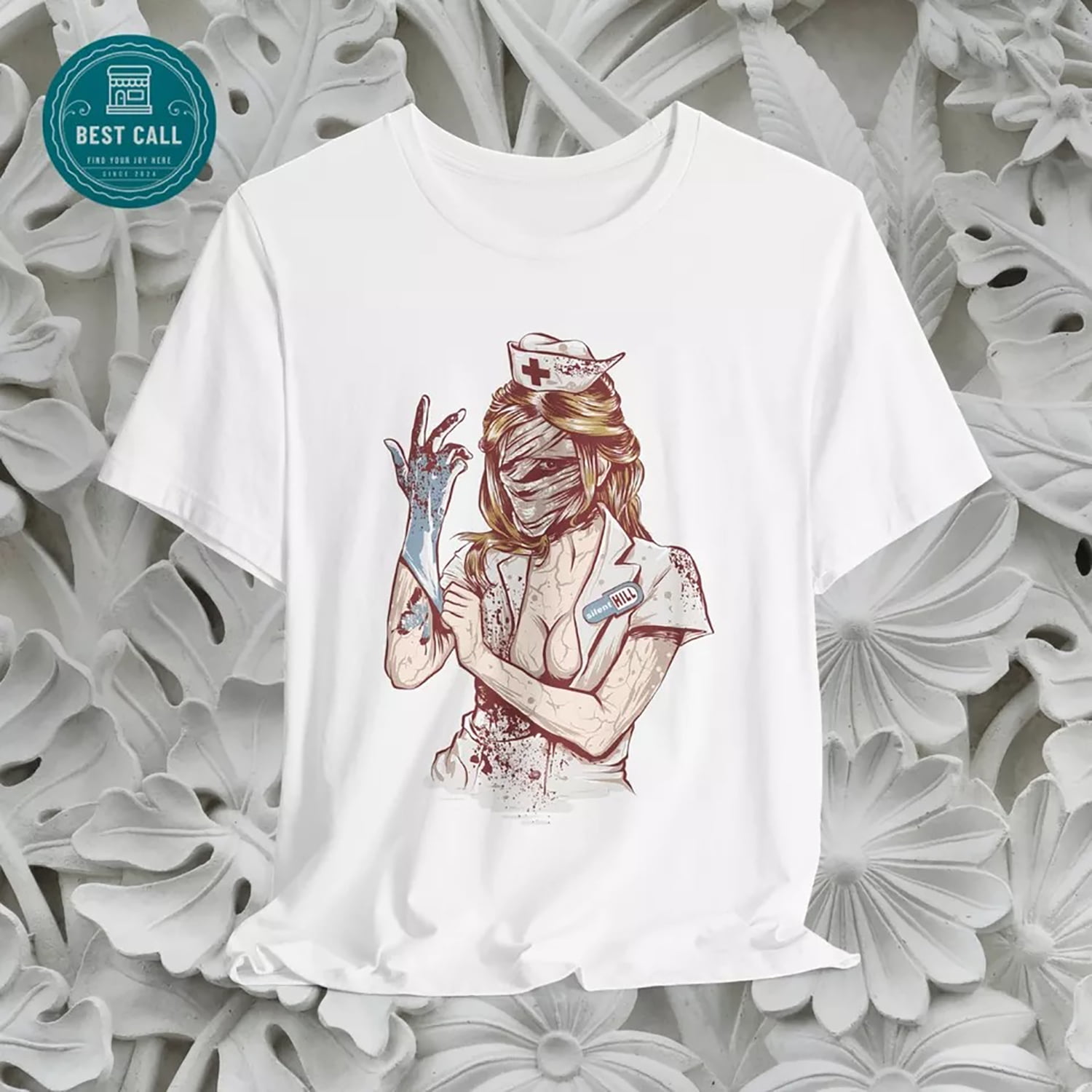 Silent Hill T-shirt, Nurse, Team Silent, Remake, Pyramid Head, James ...