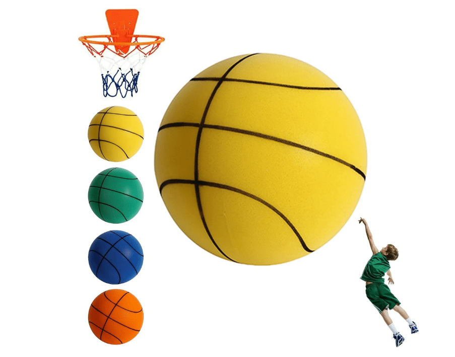 Silent Hoops Basketball, Premium Foam, Standard Size, Ages 3+ - Walmart.com