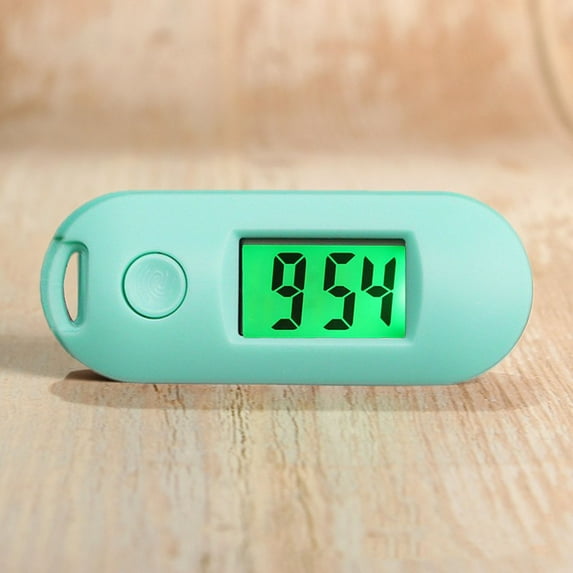 Silent Luminous Mini Portable Digital Clock – Battery-Powered, Green ...