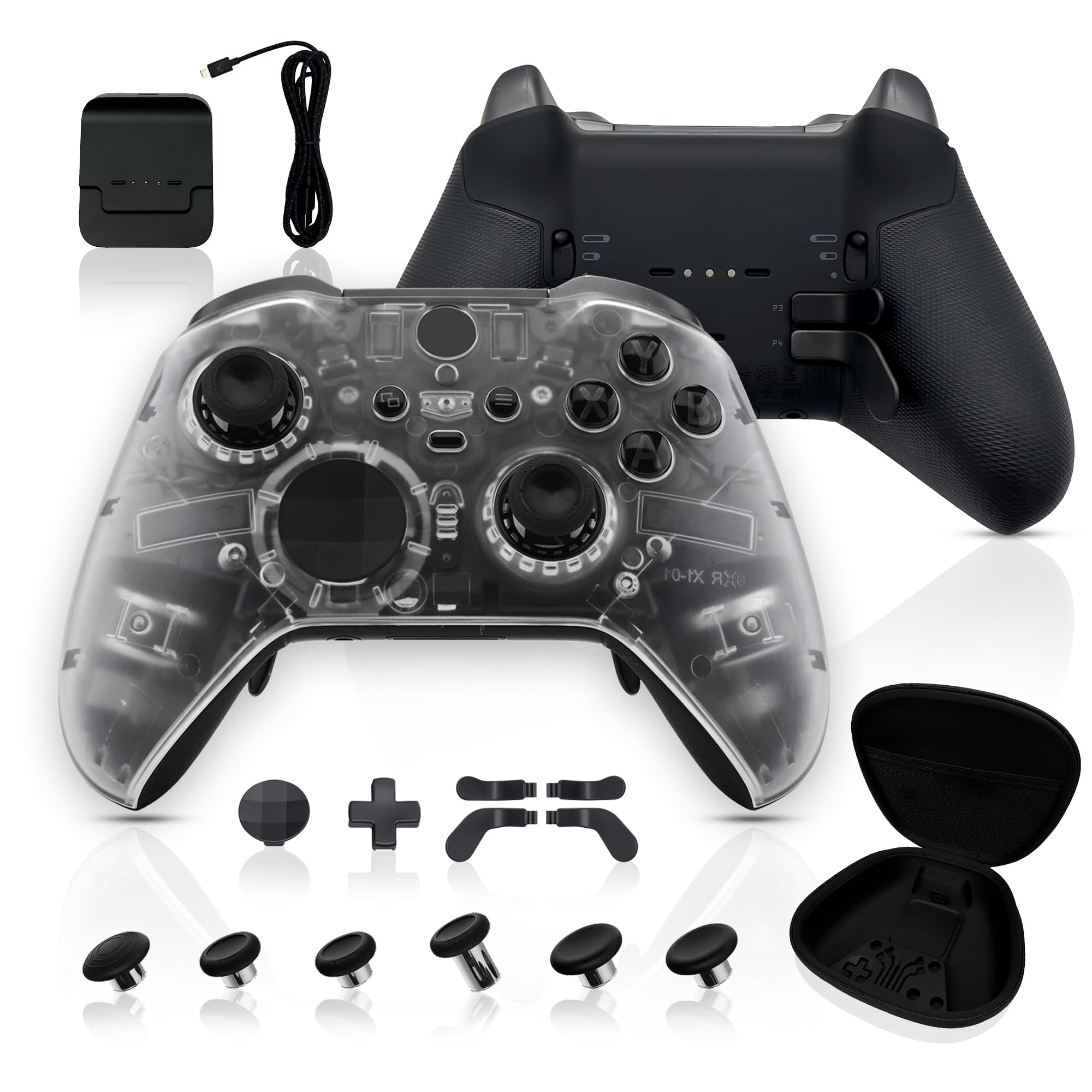Silent Modz Custom Elite Series 2 Wireless Controller Compatible with Xbox Series X, Xbox Series ...
