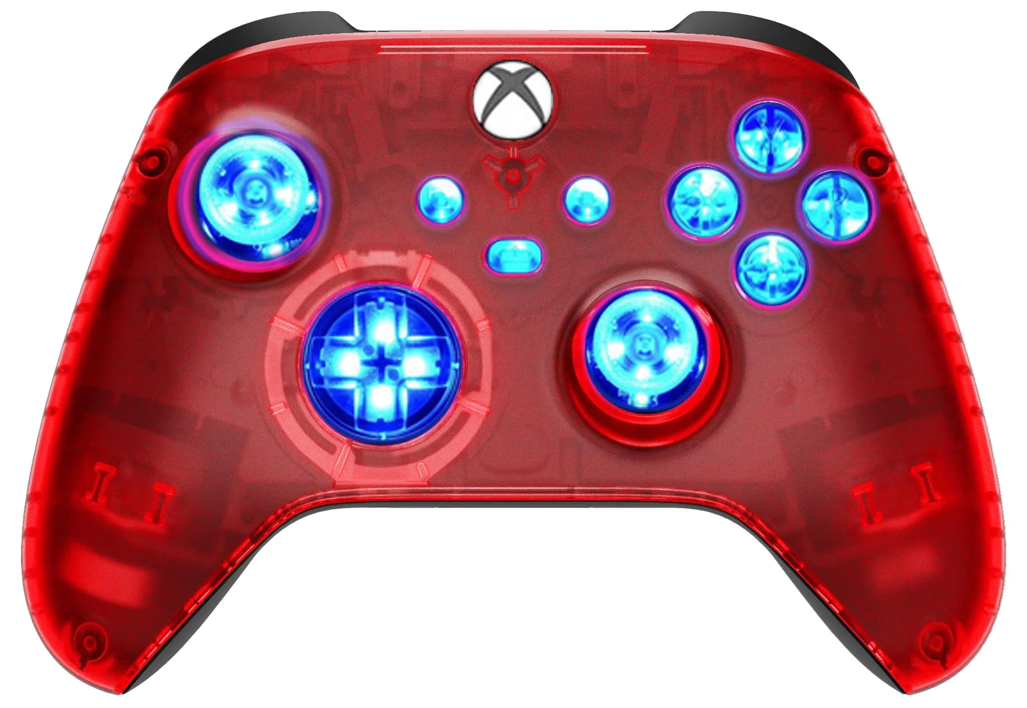 Silent Modz Custom Modded Controller 7 LED Colors Trigger Stopper w/Pro ...