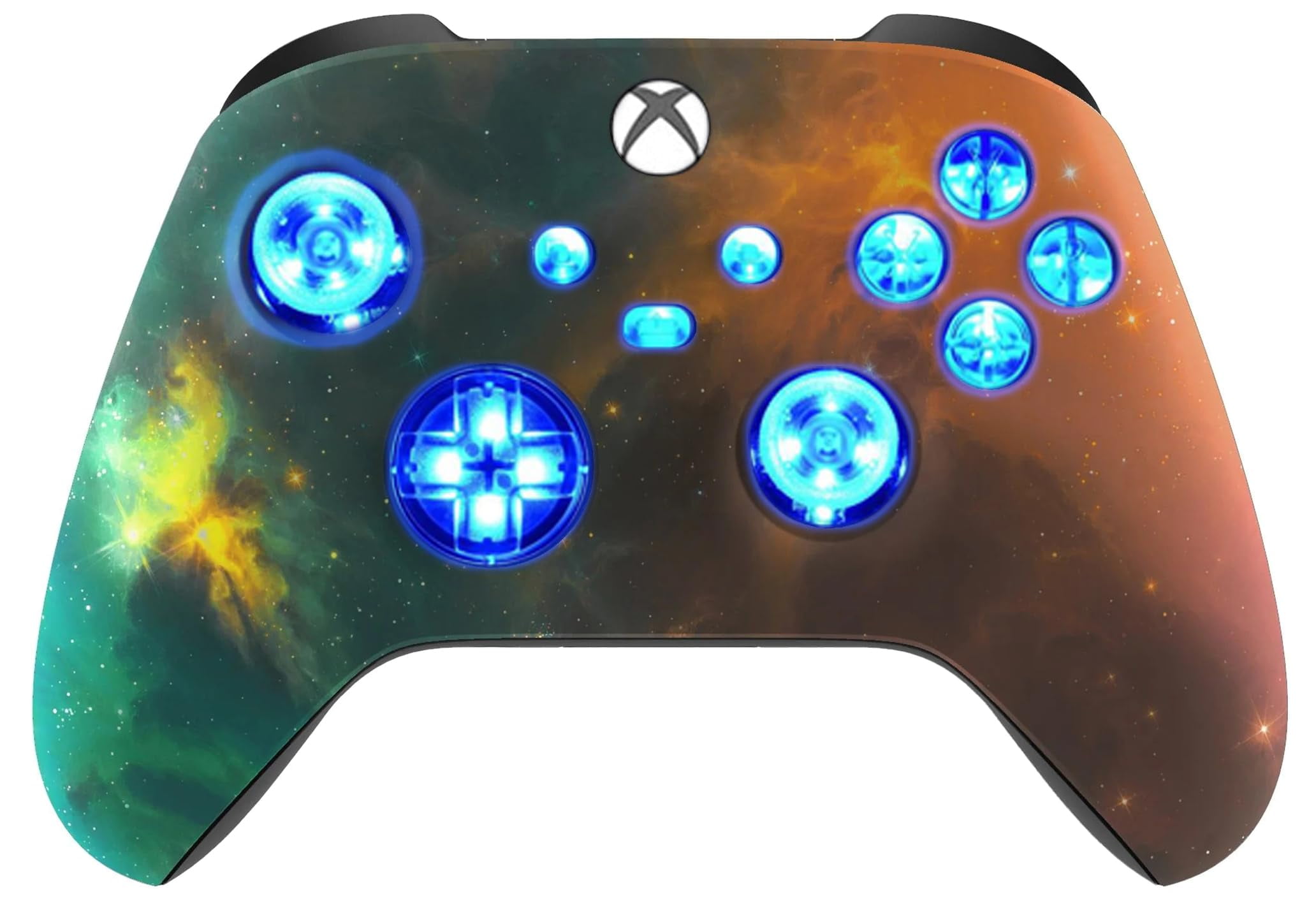 Silent Modz Custom Modded Controller 7 LED Colors Trigger Stopper w/Pro ...