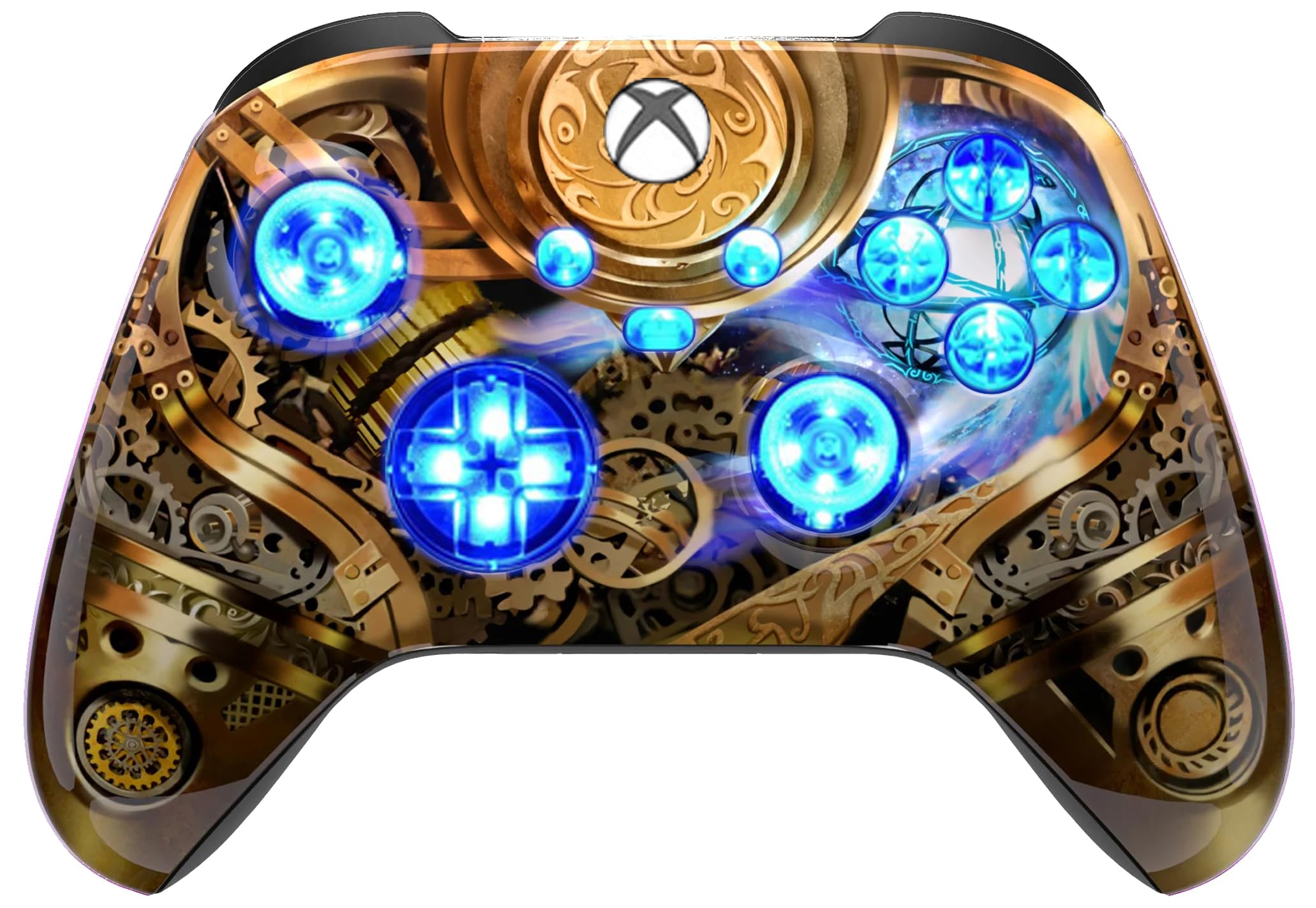 Silent Modz Custom Modded Controller 7 LED Colors Trigger Stopper w/Pro ...