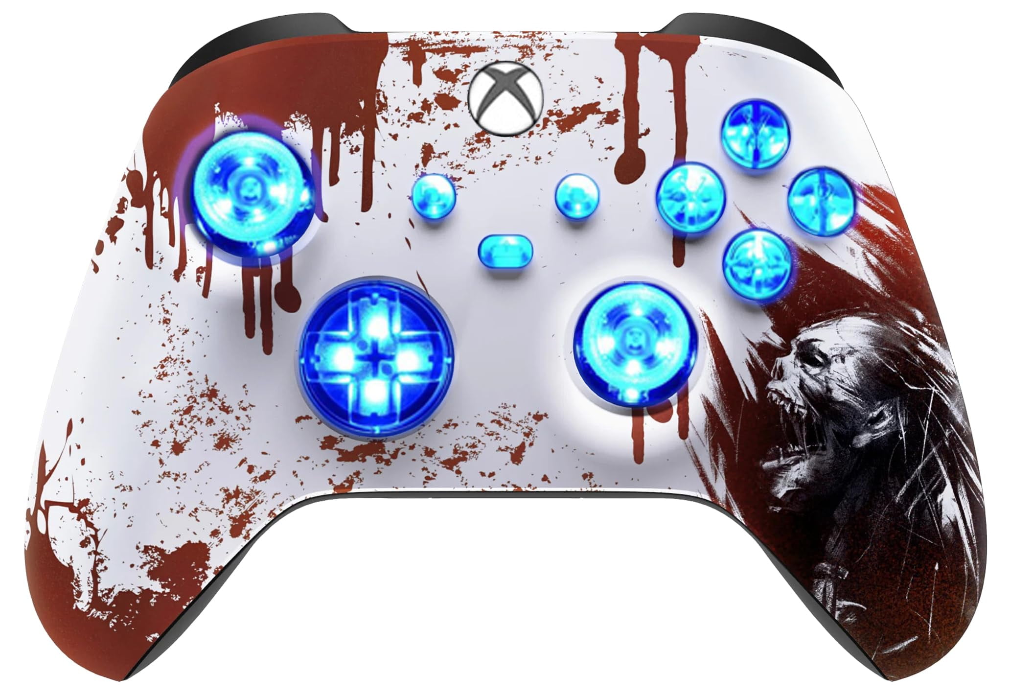 Silent Modz Custom Modded Controller 7 LED Colors Trigger Stopper w/Pro ...