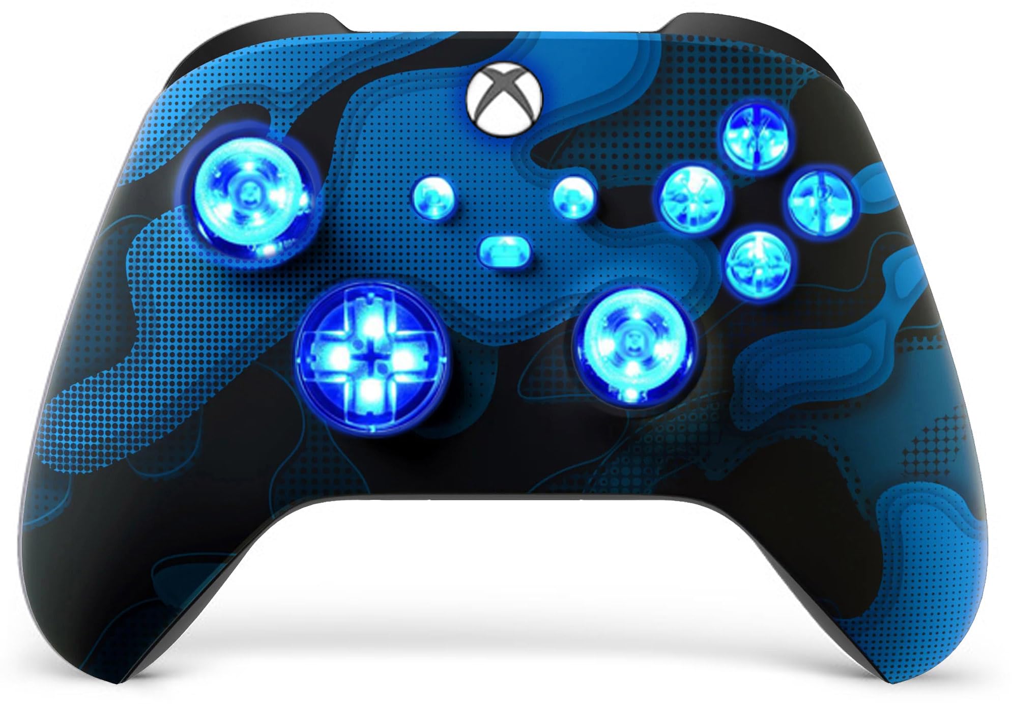 Silent Modz Custom Modded Controller 7 LED Colors Trigger Stopper w/Pro ...
