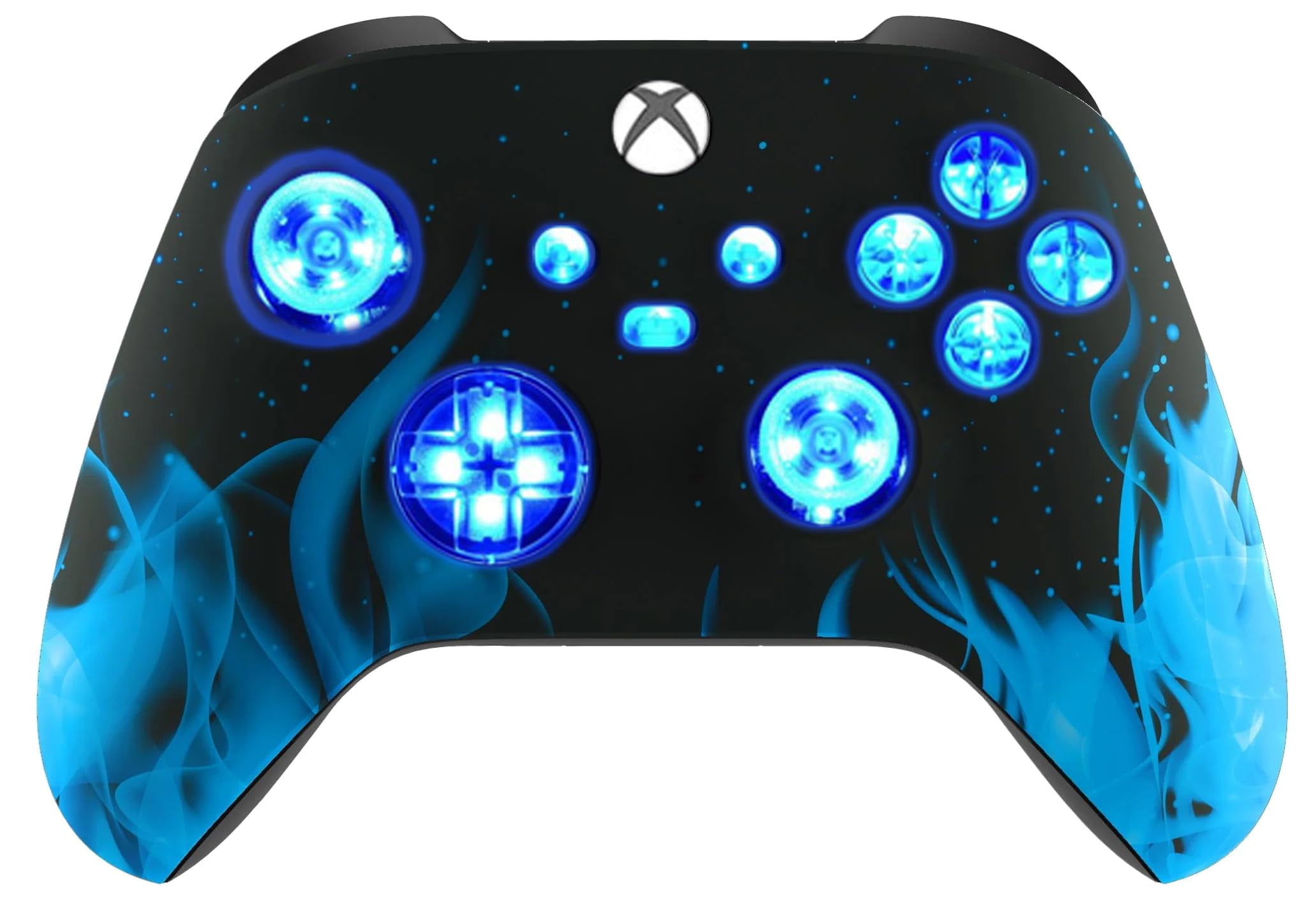 Silent Modz Custom Modded Controller 7 LED Colors Trigger Stopper w/Pro ...