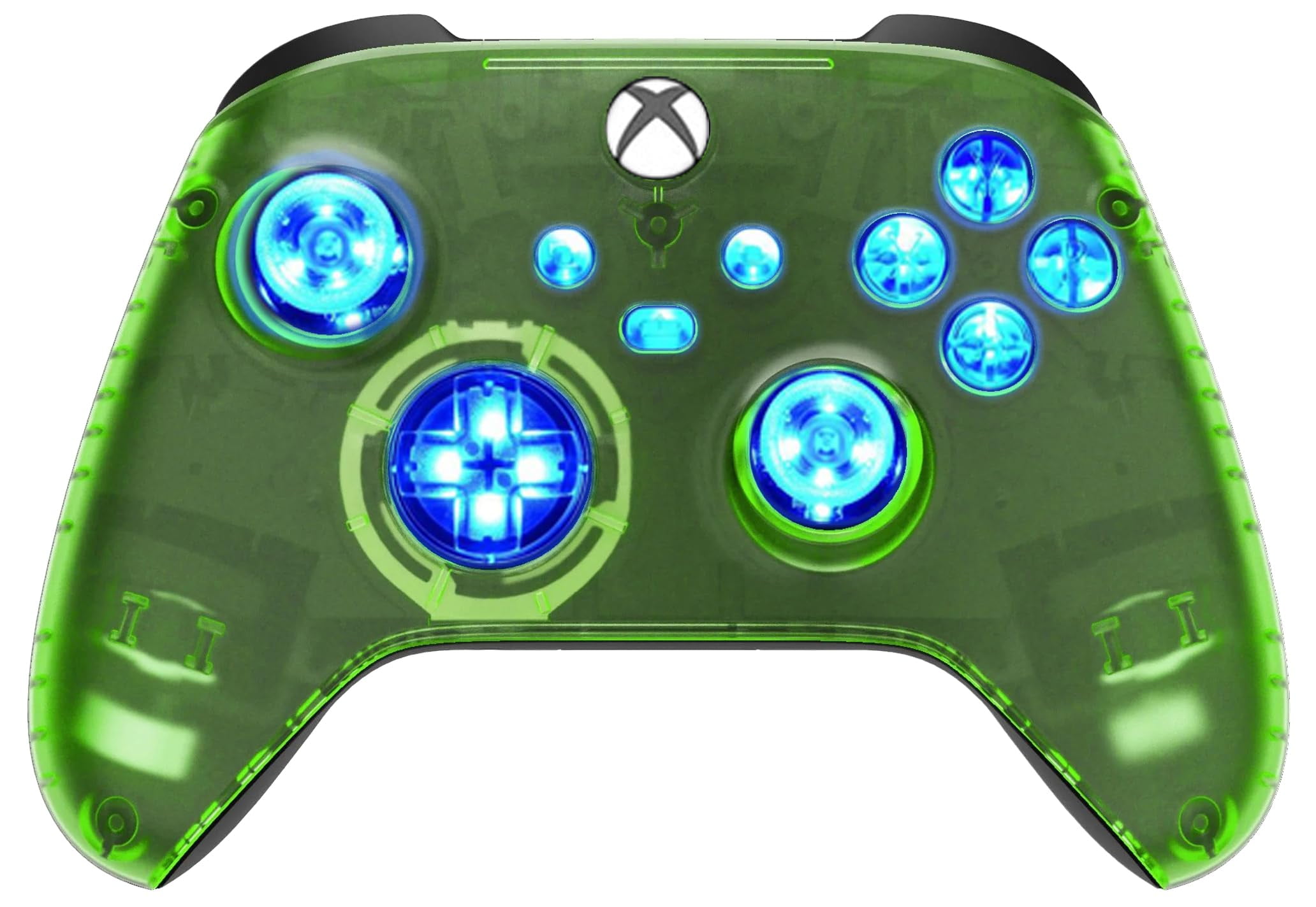 Silent Modz Custom Modded Controller 7 LED Colors Trigger Stopper w/Pro ...