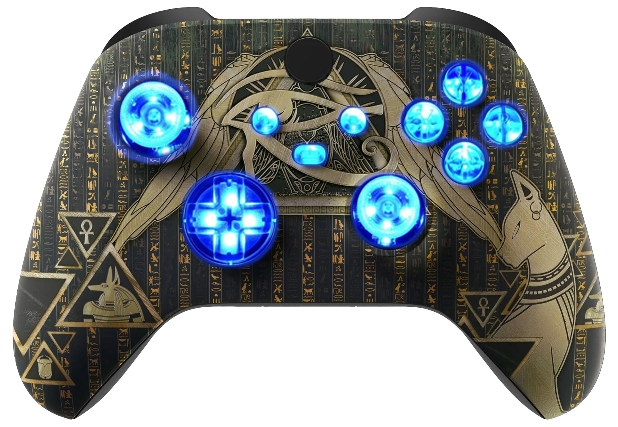Silent Modz Custom Modded Controller 7 LED Colors Trigger Stopper w/Pro ...