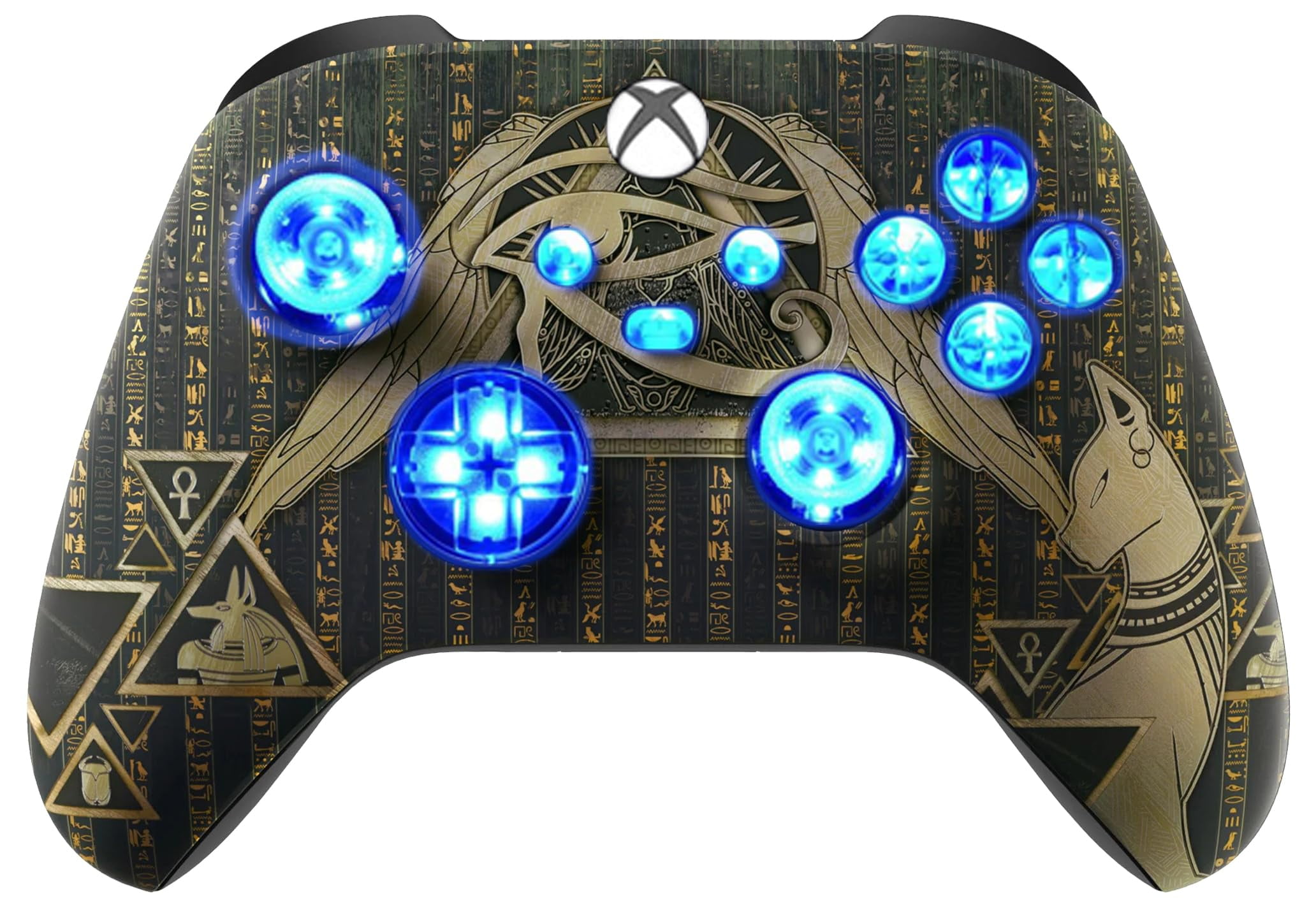 Silent Modz Custom Modded Controller 7 LED Colors Trigger Stopper w/Pro ...