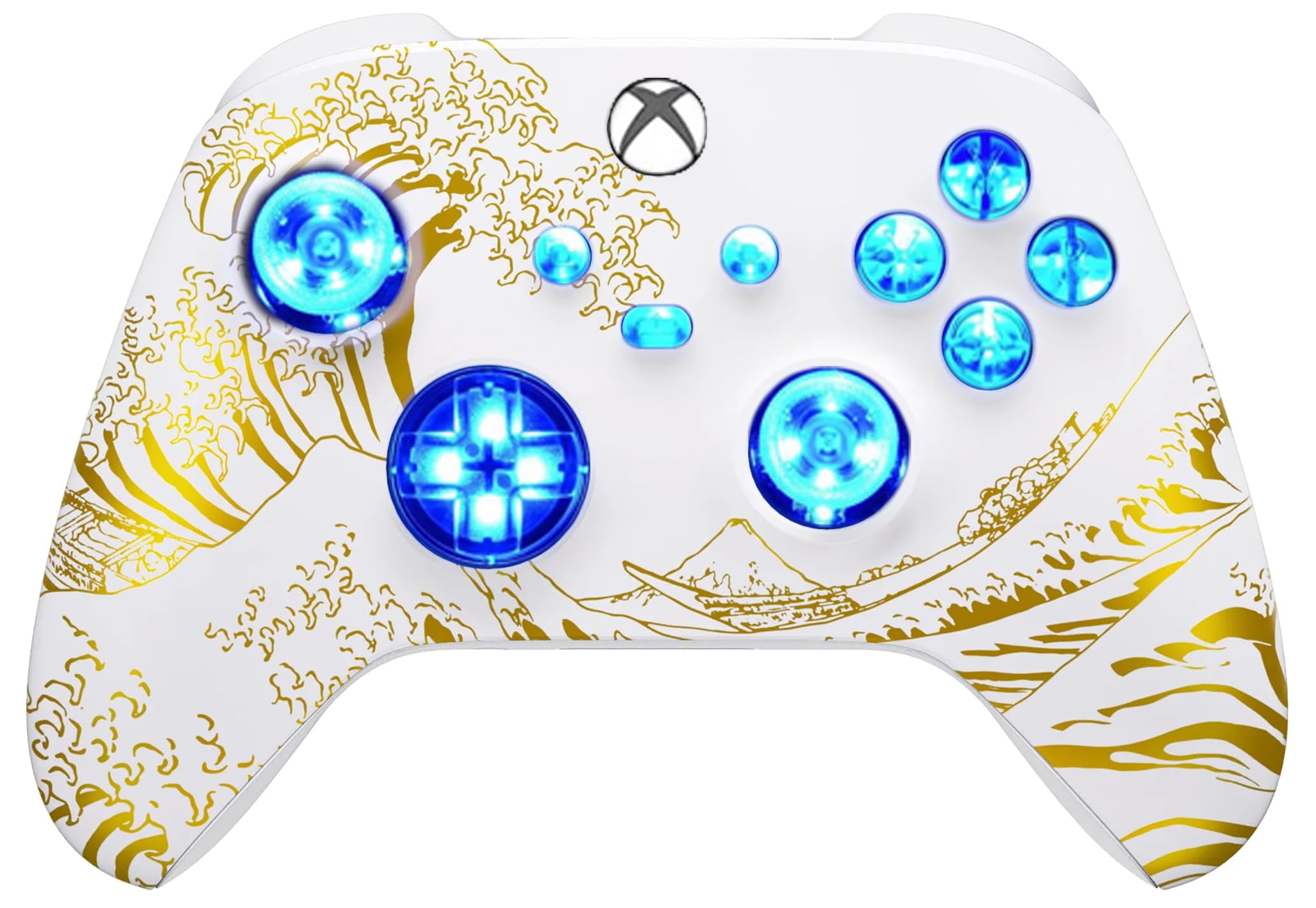 Silent Modz Custom Modded Controller 7 LED Colors Trigger Stopper w/Pro ...