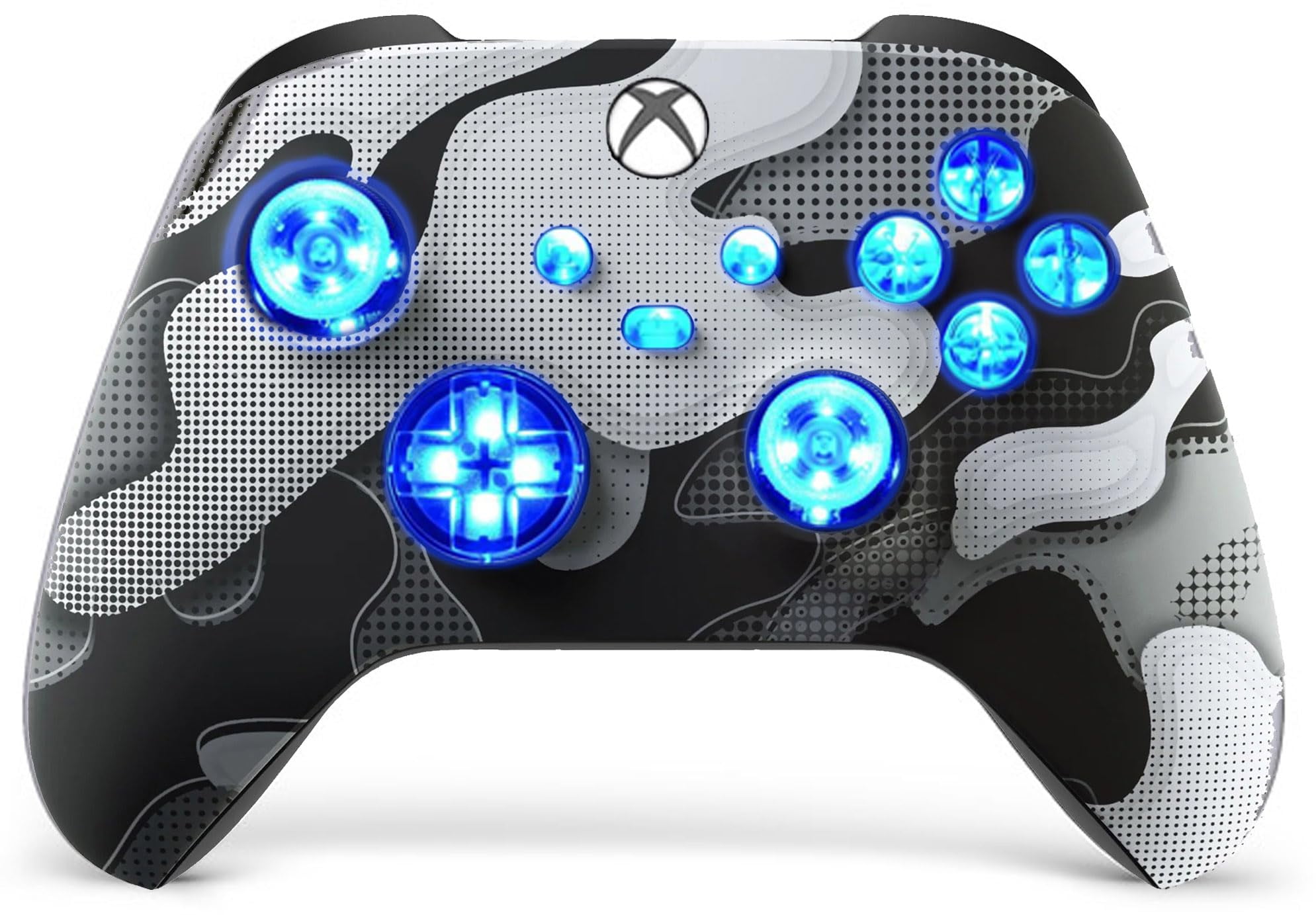 Silent Modz Custom Modded Controller 7 LED Colors Trigger Stopper w/Pro ...