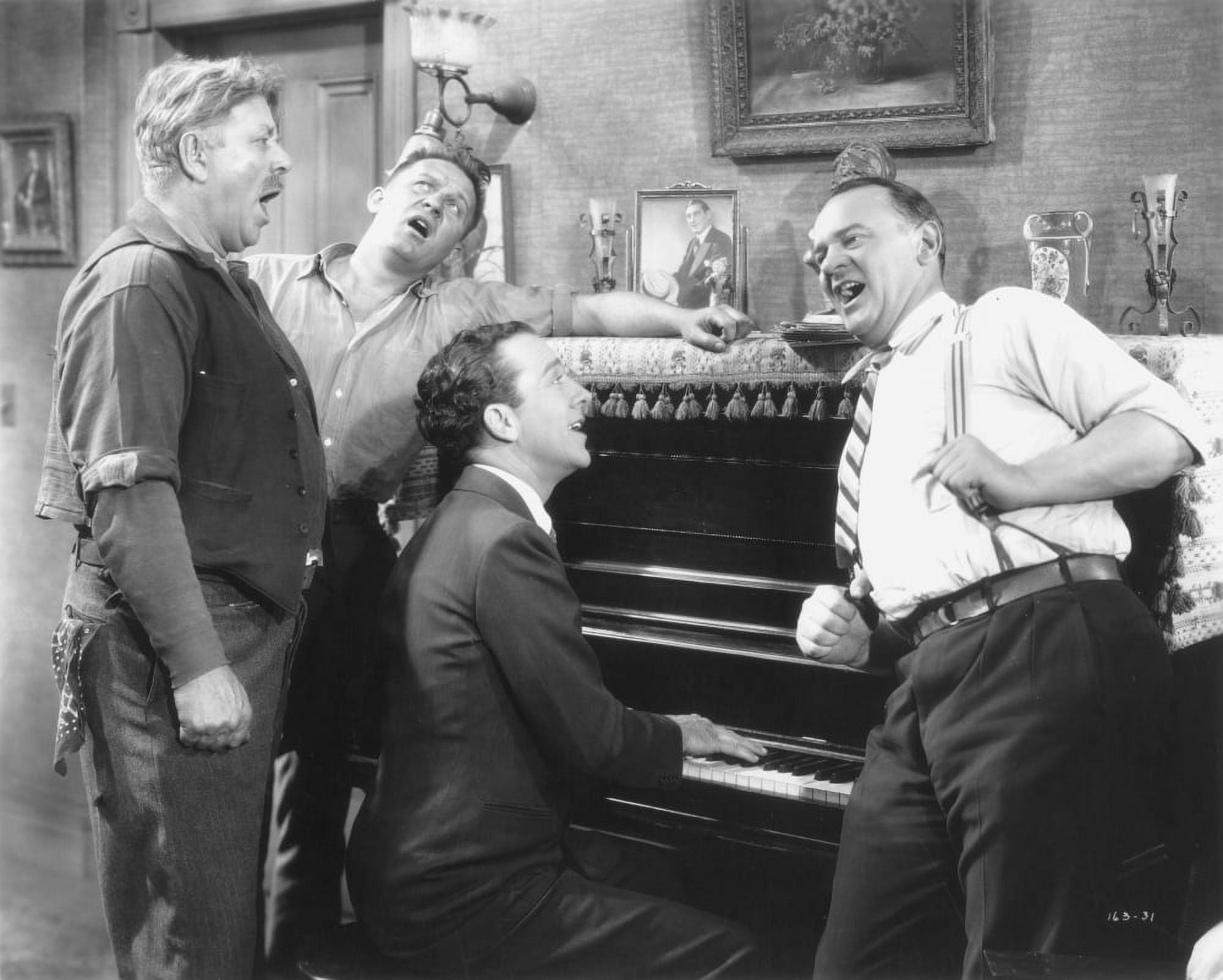 Silent Movie Still. N'Twin Beds' With Jack Mulhall At The Piano And ...