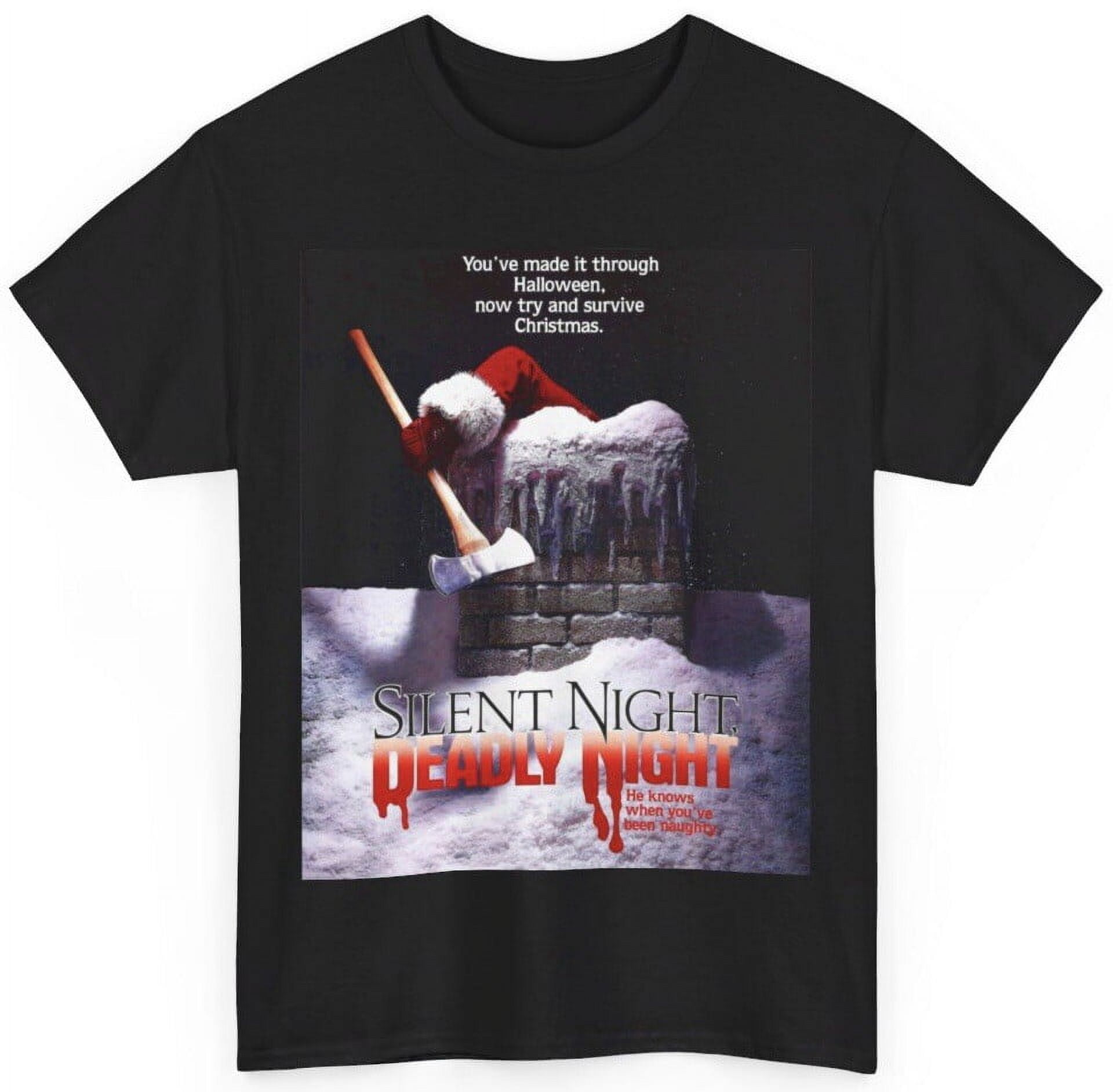 Silent Night Deadly Night T Shirt - 80’s Horror Slasher Classic ...