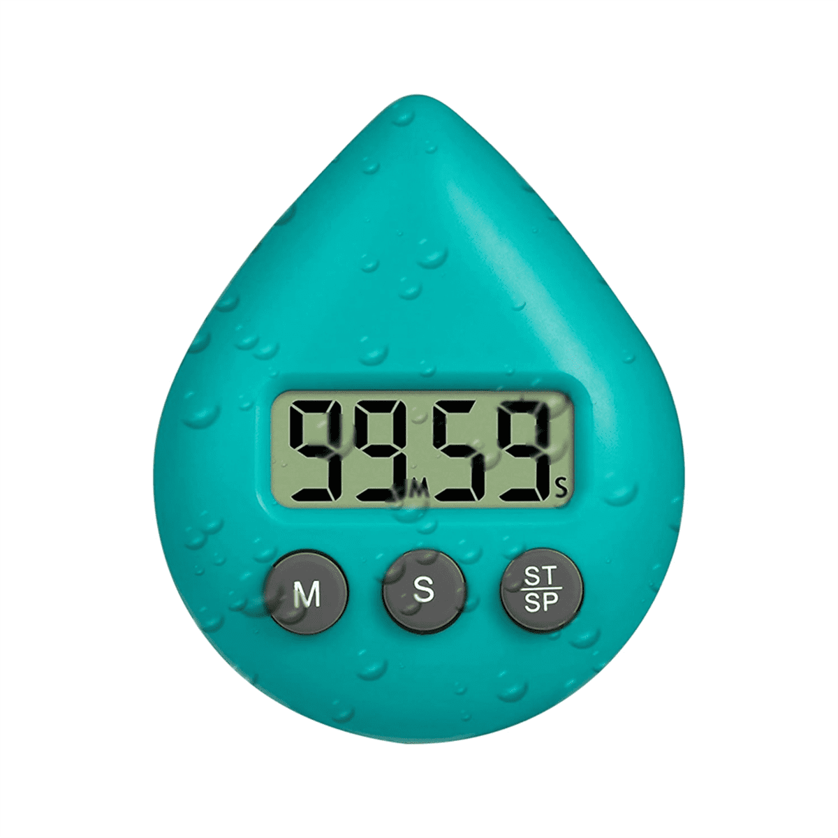 Silent Non-Ticking Battery Operated Shower Timer, Waterproof Digital ...