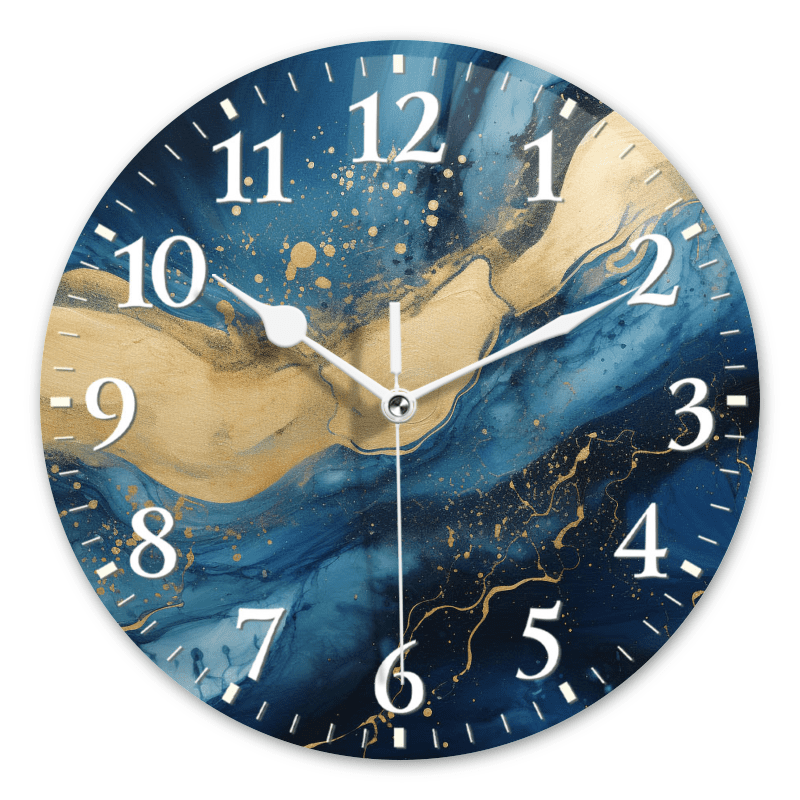 Silent Non-Ticking Wall Clock Quartz,Modern Round Clocks Decor for ...