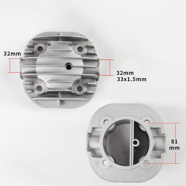 Silent Oil-Free Air Compressor Air Pump Parts Cylinder Head Replacement ...