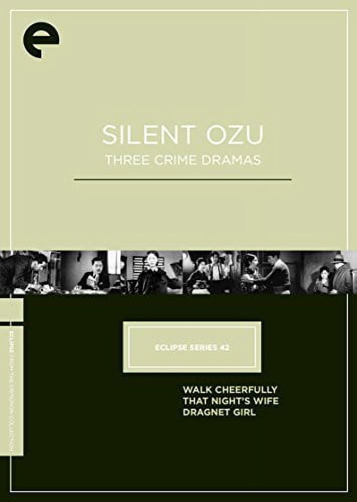 Silent Ozu: Three Crime Dramas (Criterion Collection - Eclipse Series 42) - Walmart.com