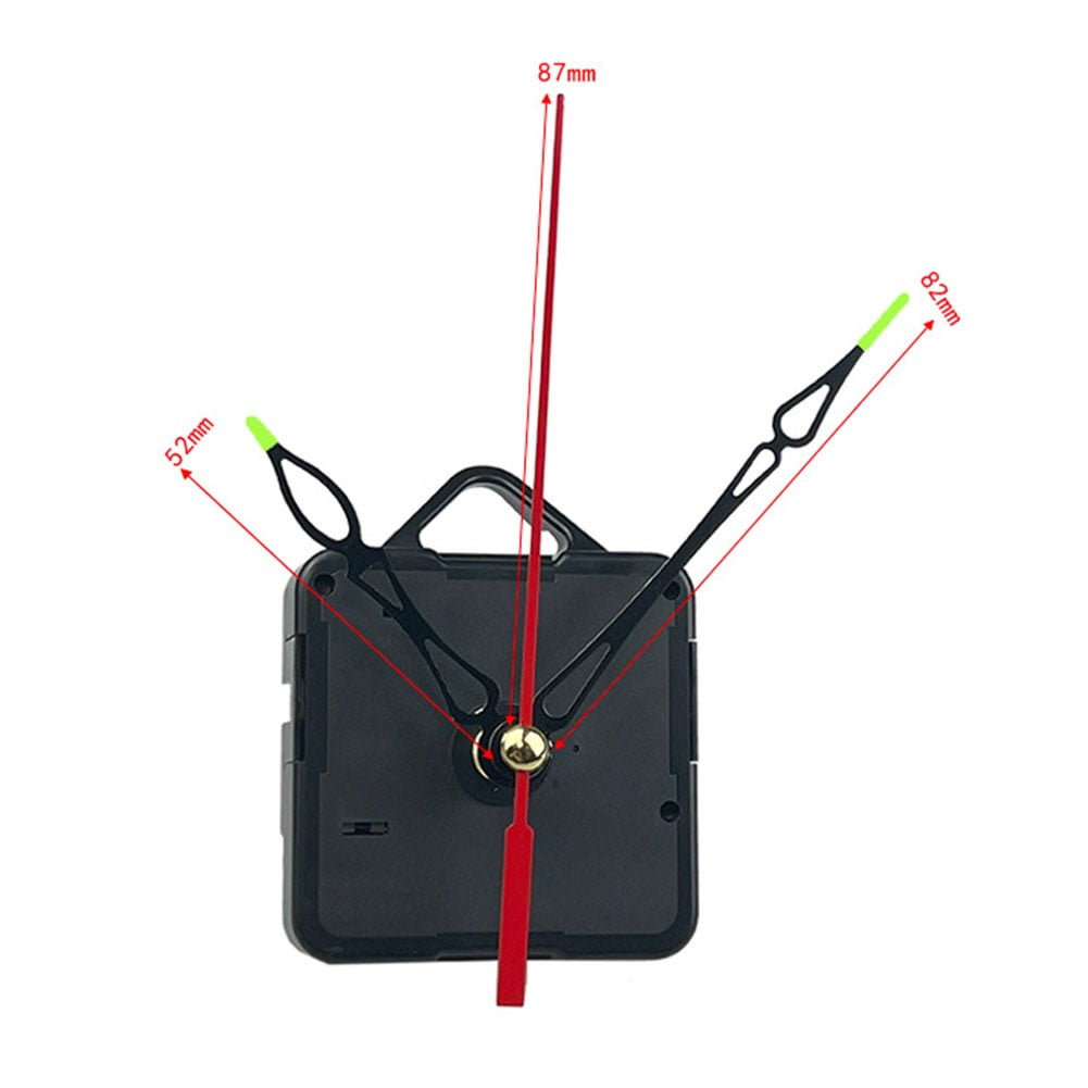 Silent Quartz Clock Movement Kit Long Axis Fluorescent Clock Motor ...