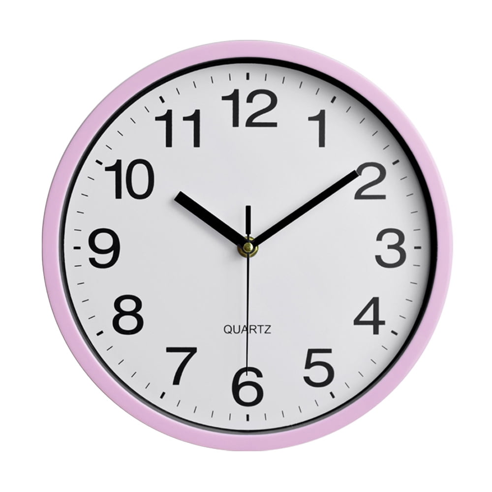 Silent Quartz Decorative Wall Clock Non-Ticking Classic Digital Clock ...