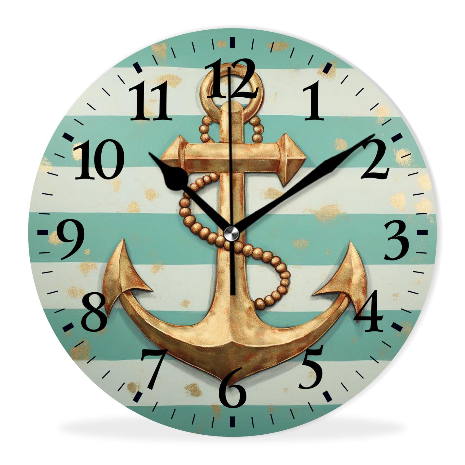 Silent Quartz Wall Clocks Non-Ticking Battery Operated Battery Operated ...
