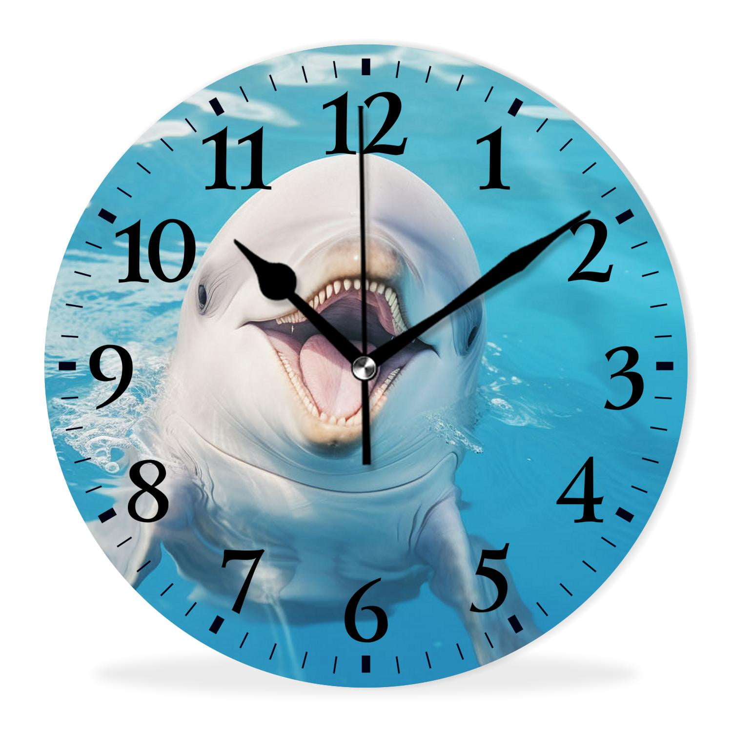 Silent Quartz Wall Clocks Non-Ticking Battery Operated Battery Operated ...