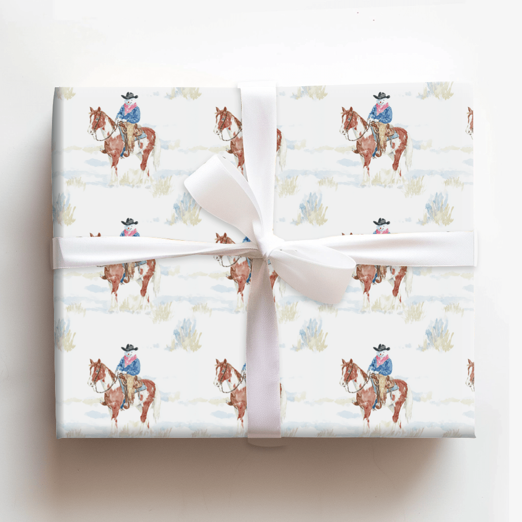 Silent Range Night - Christmas Wrapping Paper Roll - Gift Wrap for ...