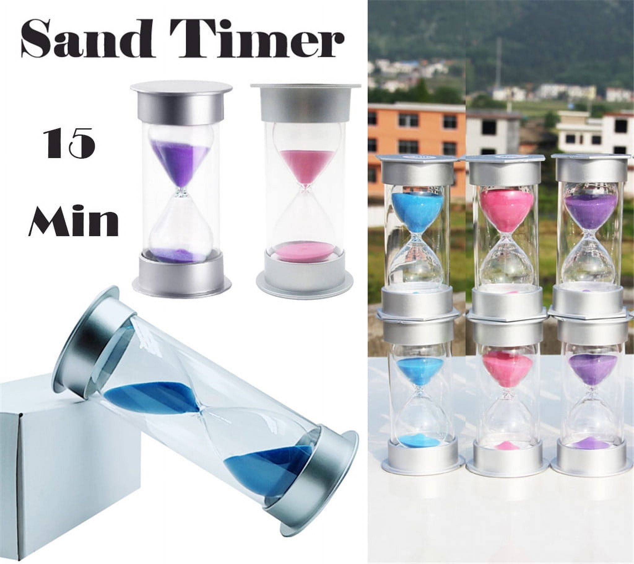 Silent Sand Timer Noiseless Desk Decor Hourglass, Focus Management Tool ...