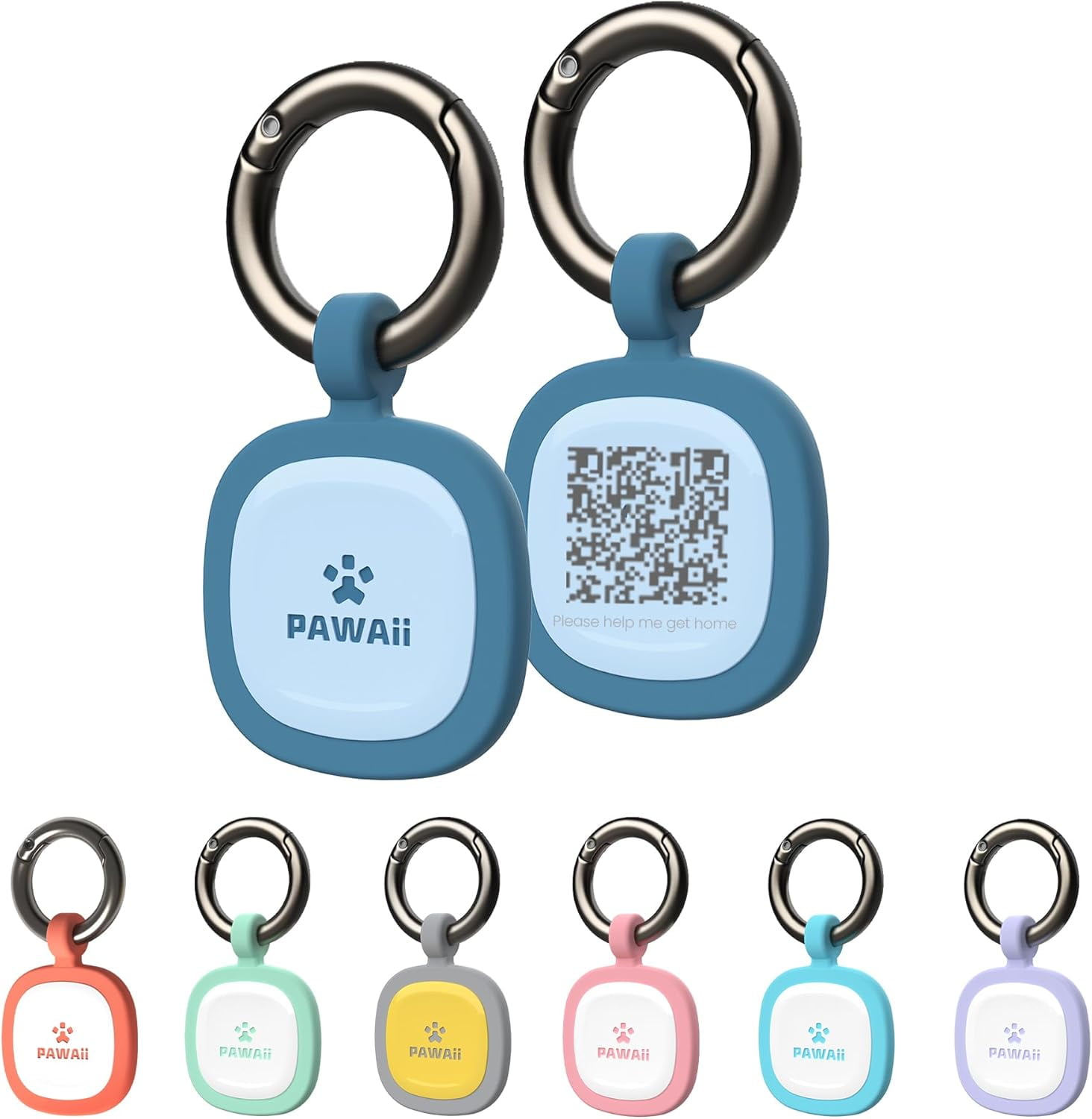 Silent Silicone Dog ID Tag, Modifiable Pet Online Profile and Emergency ...