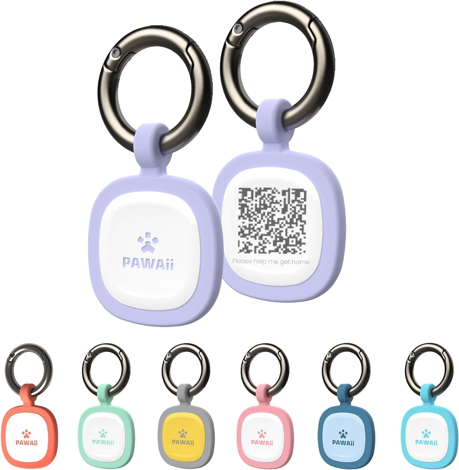 Silent Silicone Dog ID Tag, Modifiable Pet Online Profile and Emergency ...