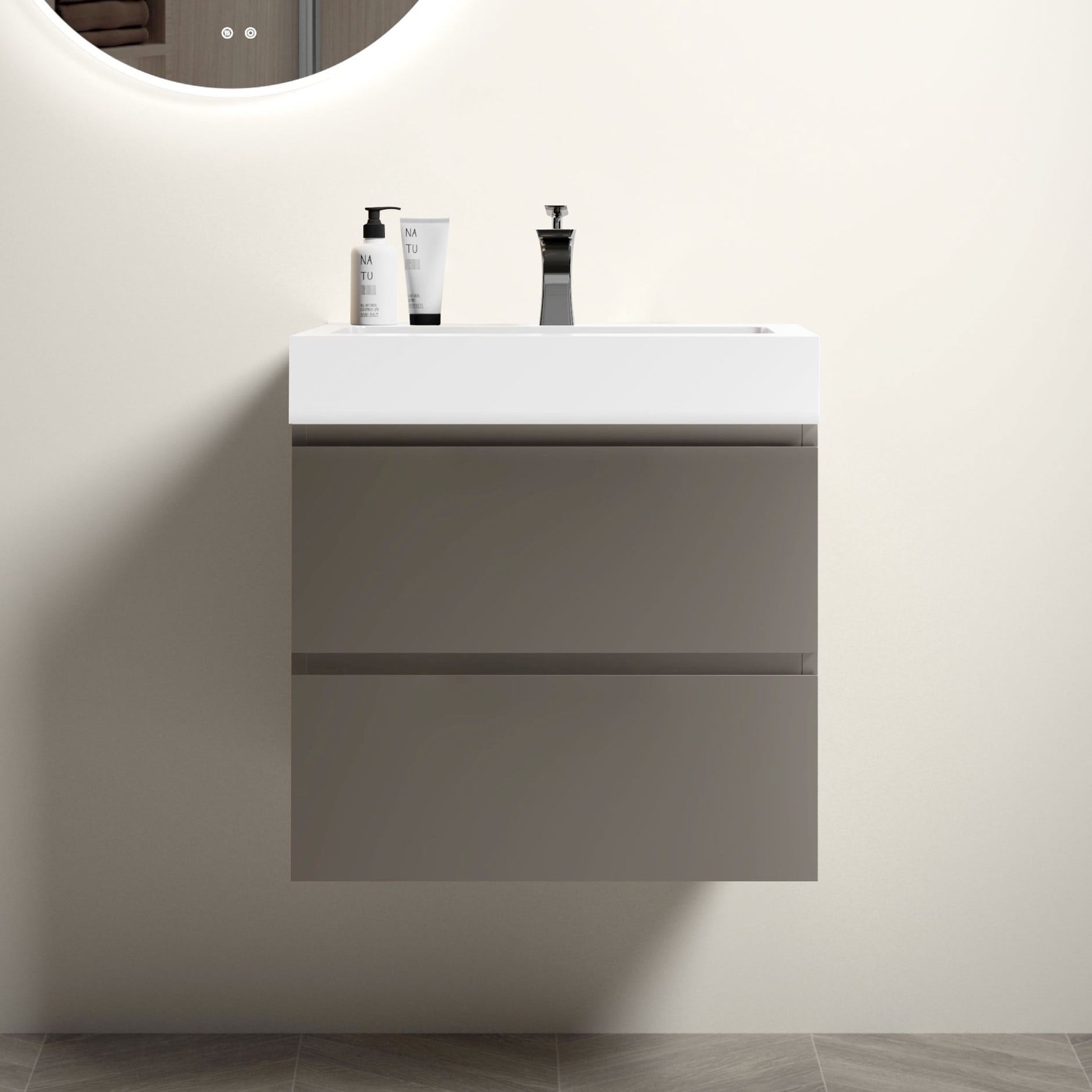 Silent Soft-Closing Vanity with Eco-Friendly Boards - Bathroom ...
