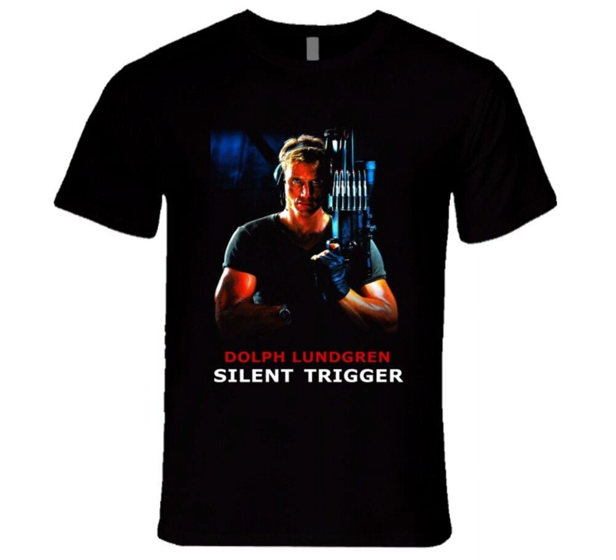 Silent Trigger Lundgren 80's Retro Action Movie T Shirt - Walmart.com