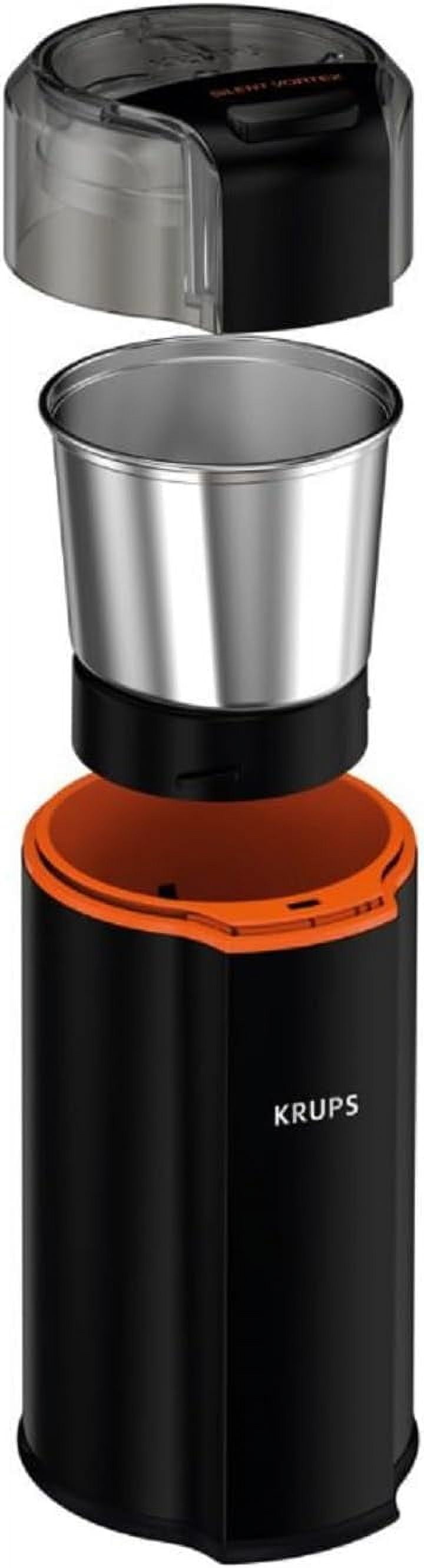 Silent Vortex Electric Coffee Grinder: 3 oz Capacity, 5x Quieter, 175W ...