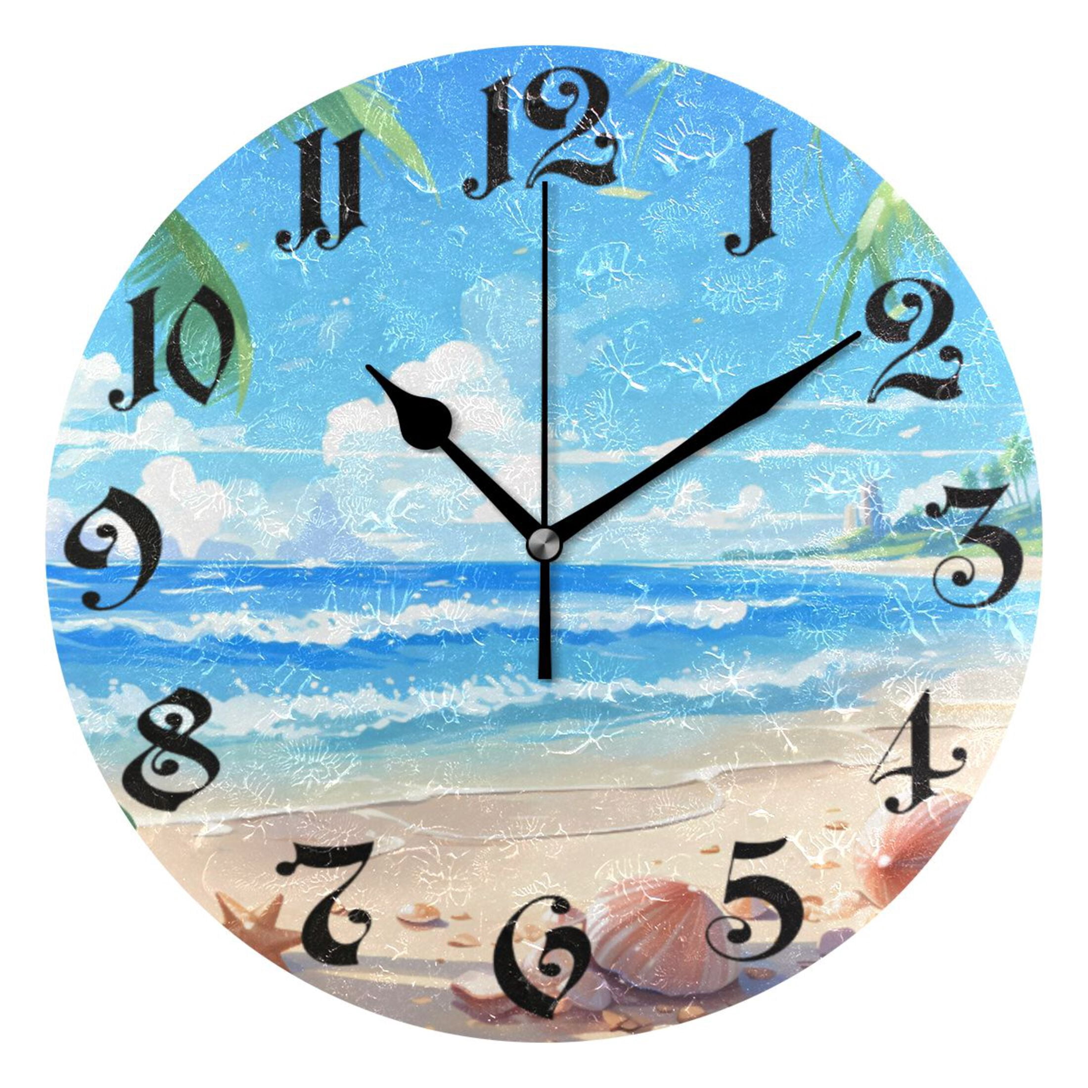 Palm Tree Outdoor Clock