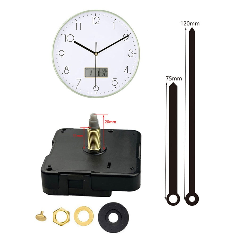 Silent Wall Clock Movement With Quartz Mechanism For Diy Repair ...