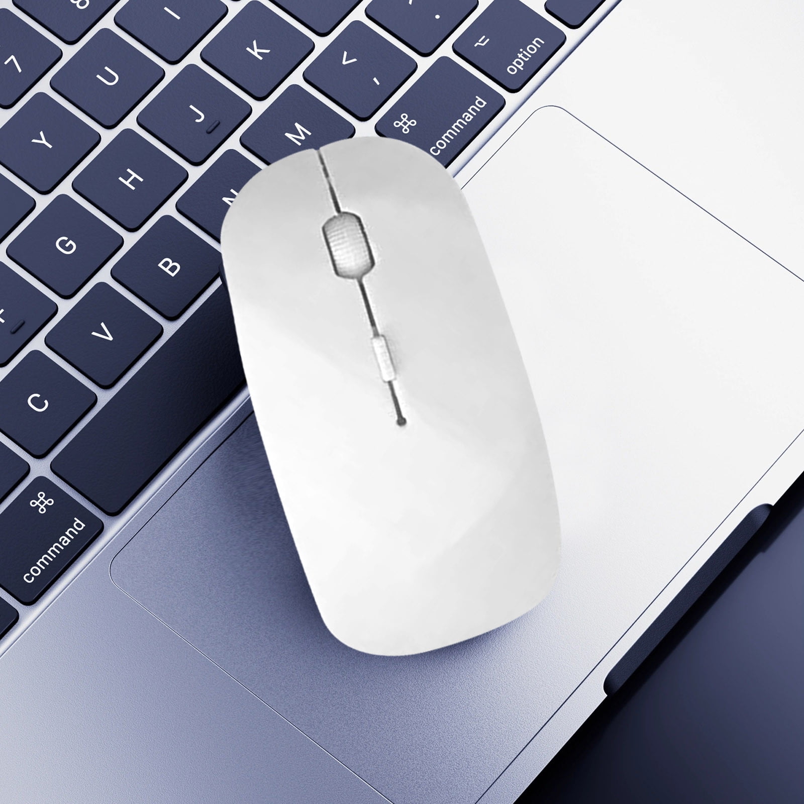Silent Wireless Mouse - 2.4GHz, Ergonomic - for Office/Travel, Quiet ...