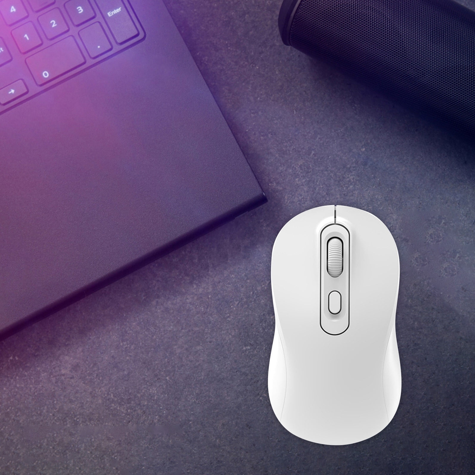 Silent Wireless Mouse Ergonomic & Quiet Click for Work and Travel ...